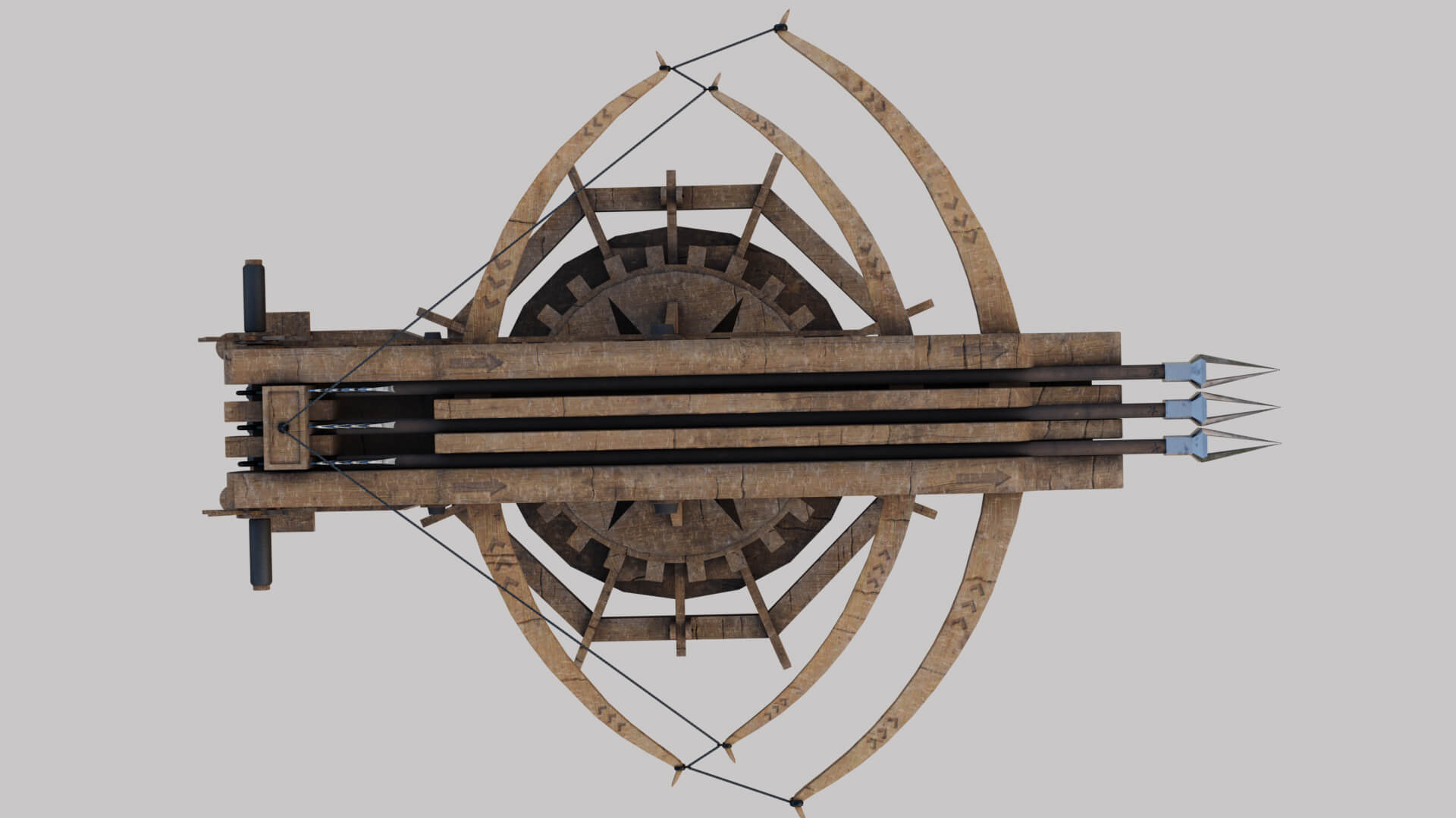 Ballista Weapon - Rocket Arrow Launcher 3D Model by Eight Vertex