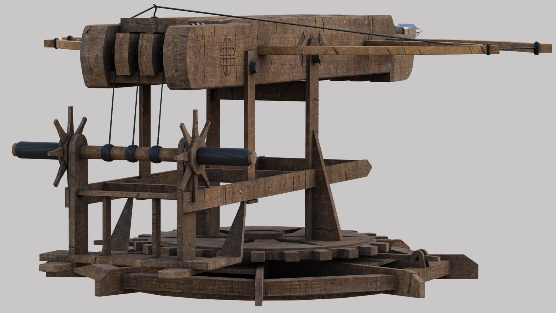 Ballista Weapon - Rocket Arrow Launcher 3D Model by Eight Vertex