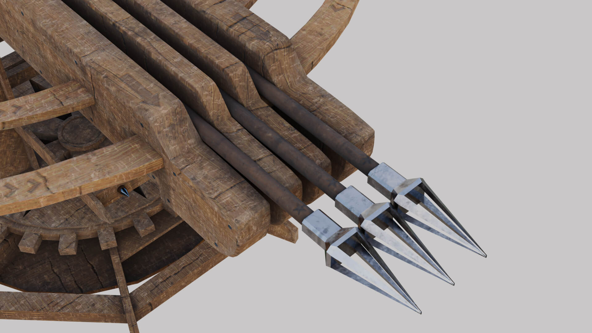 Ballista Weapon - Rocket Arrow Launcher 3D Model by Eight Vertex