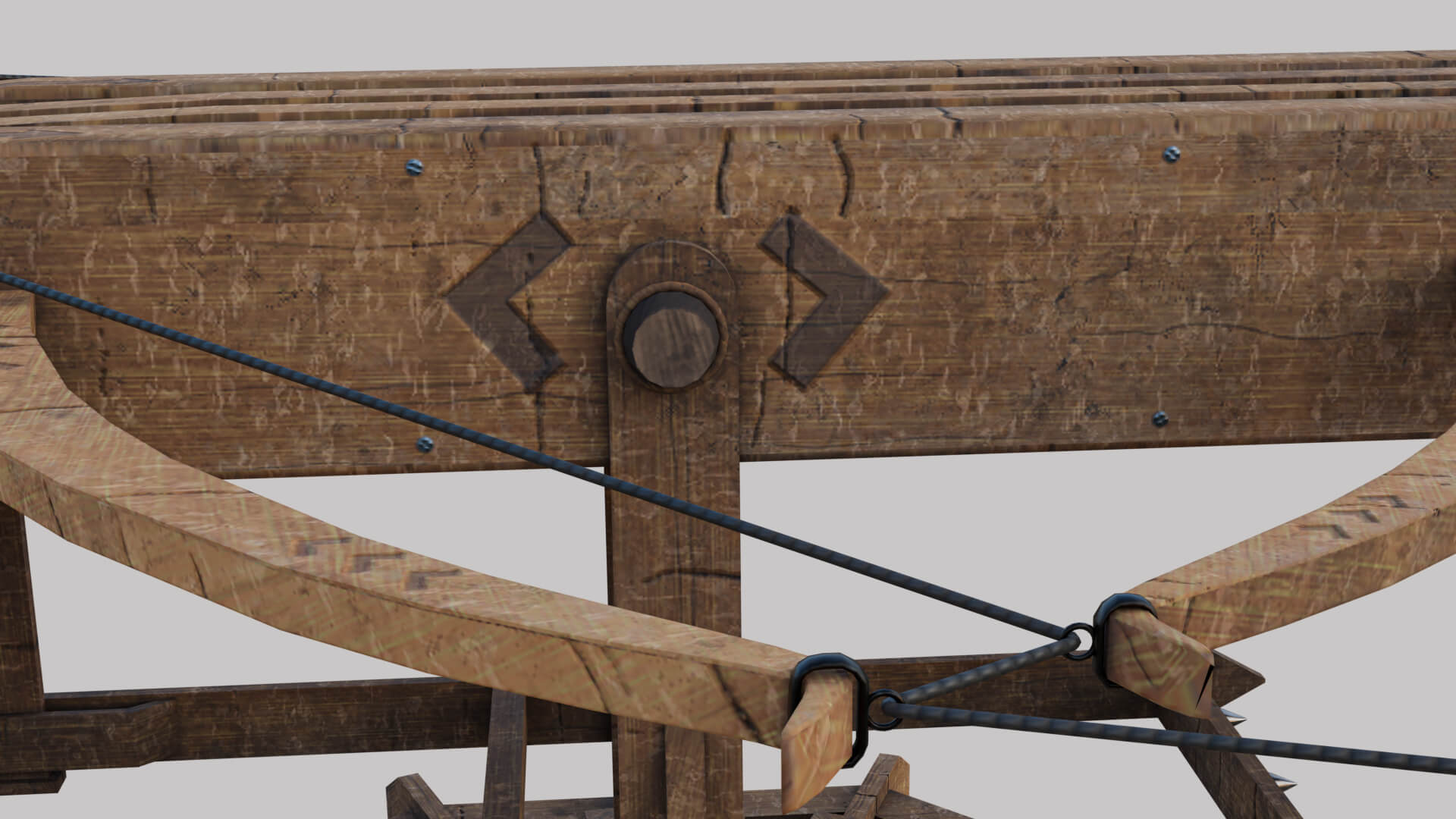 Ballista Weapon - Rocket Arrow Launcher 3D Model by Eight Vertex