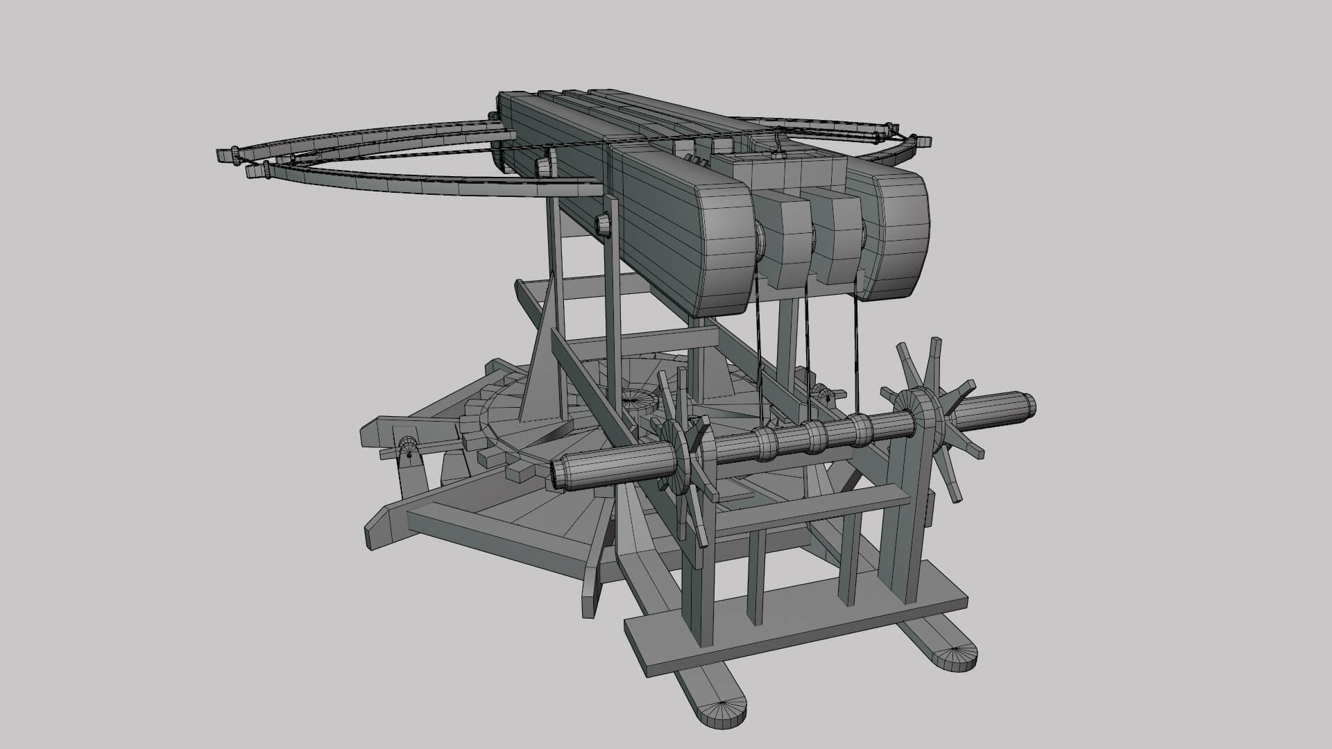 Ballista Weapon - Rocket Arrow Launcher 3D Model by Eight Vertex