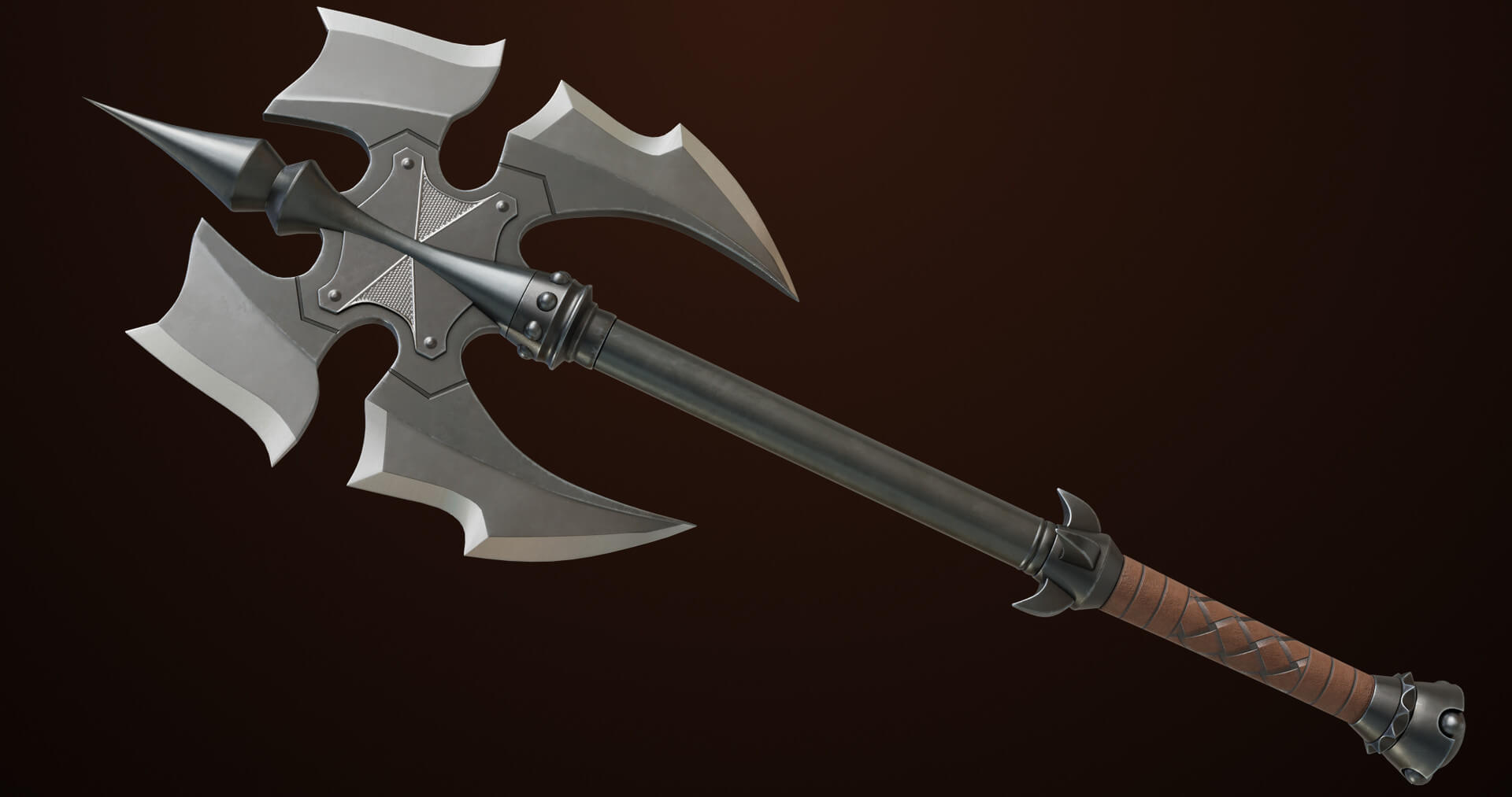 Battle Axe 03 - 3D Model by Eight Vertex
