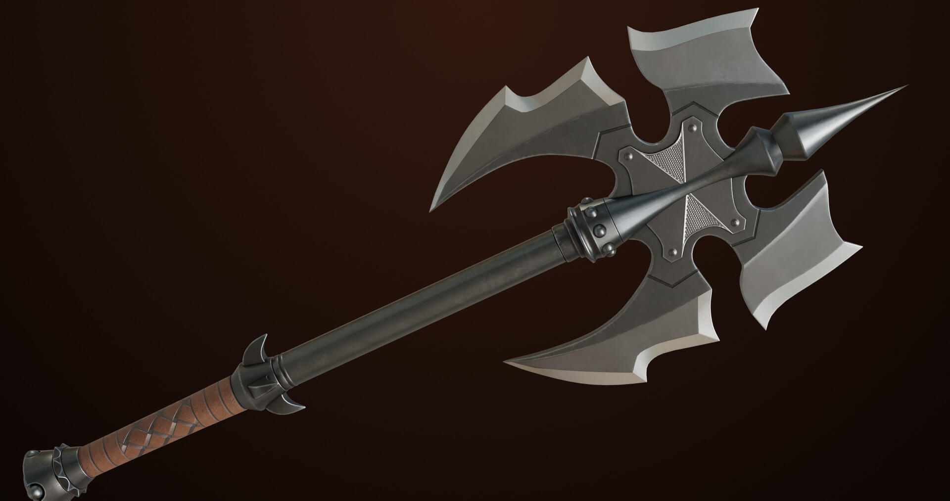 Battle Axe 03 - 3D Model by Eight Vertex