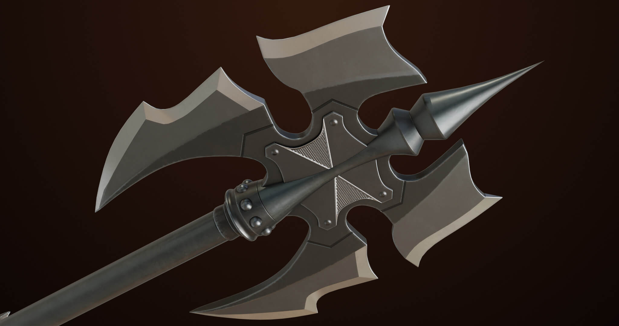 Battle Axe 03 - 3D Model by Eight Vertex