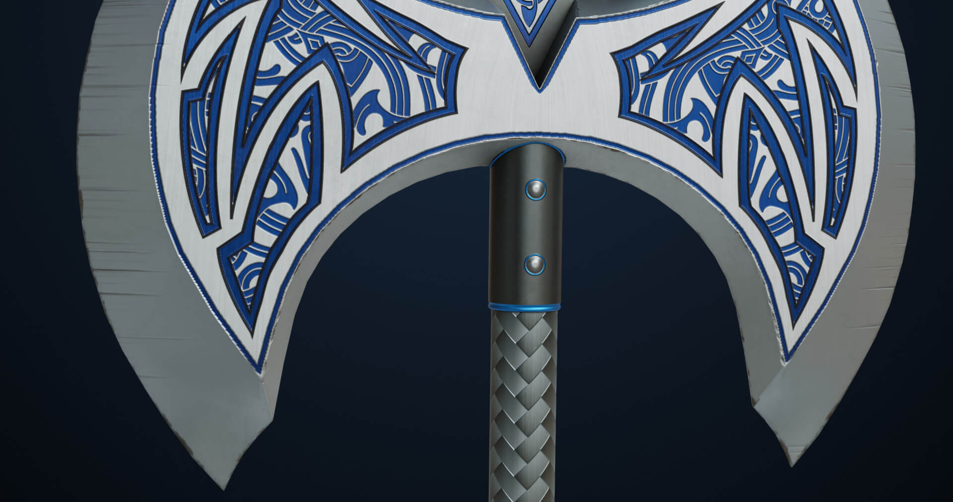 Battle Axe 04 - 3D Model by Eight Vertex