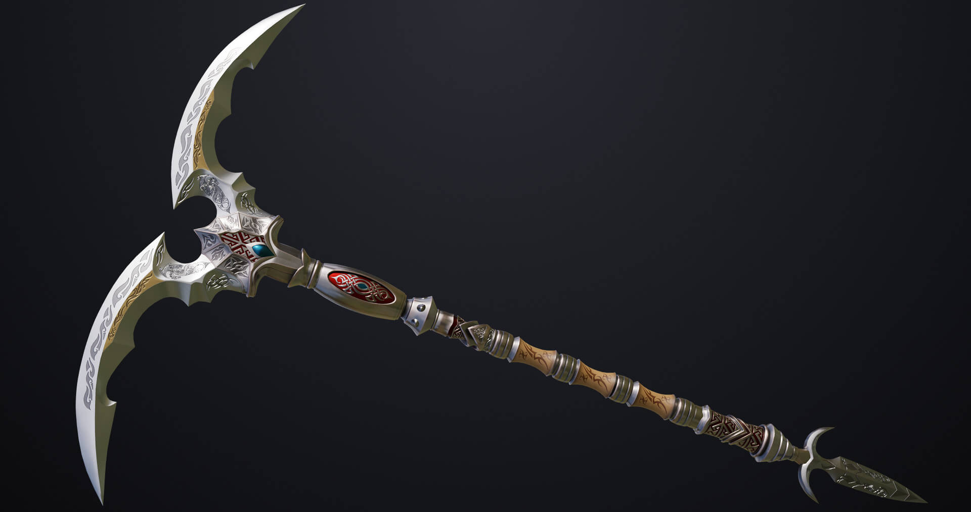 Battle Axe 05 - 3D Model by Eight Vertex