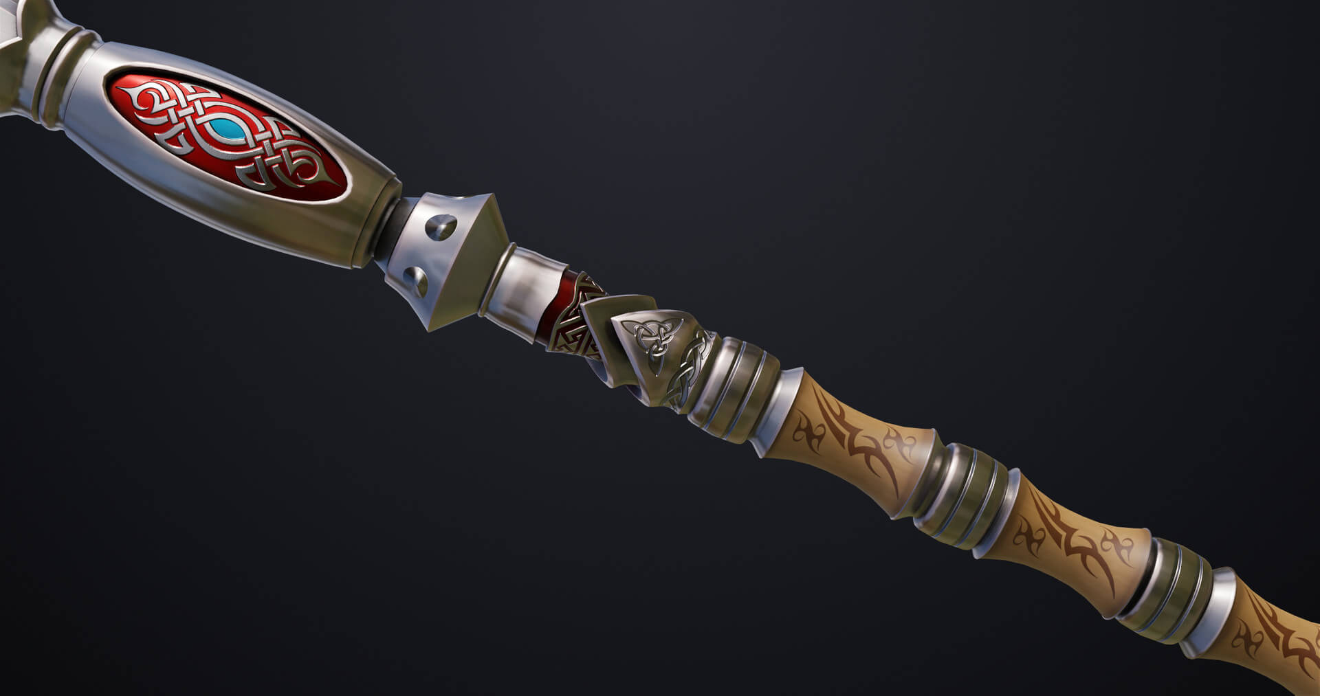 Battle Axe 05 - 3D Model by Eight Vertex