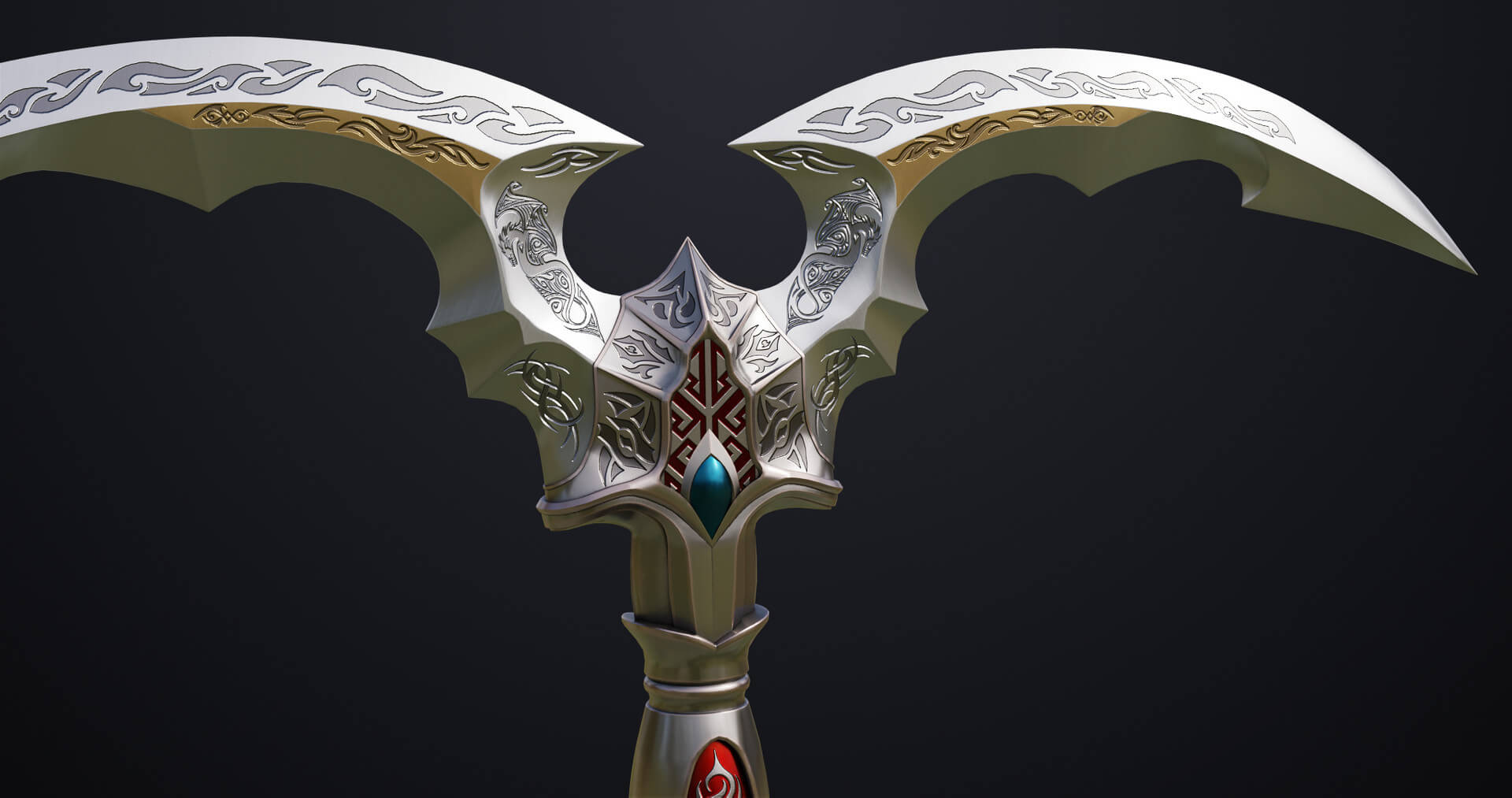 Battle Axe 05 - 3D Model by Eight Vertex