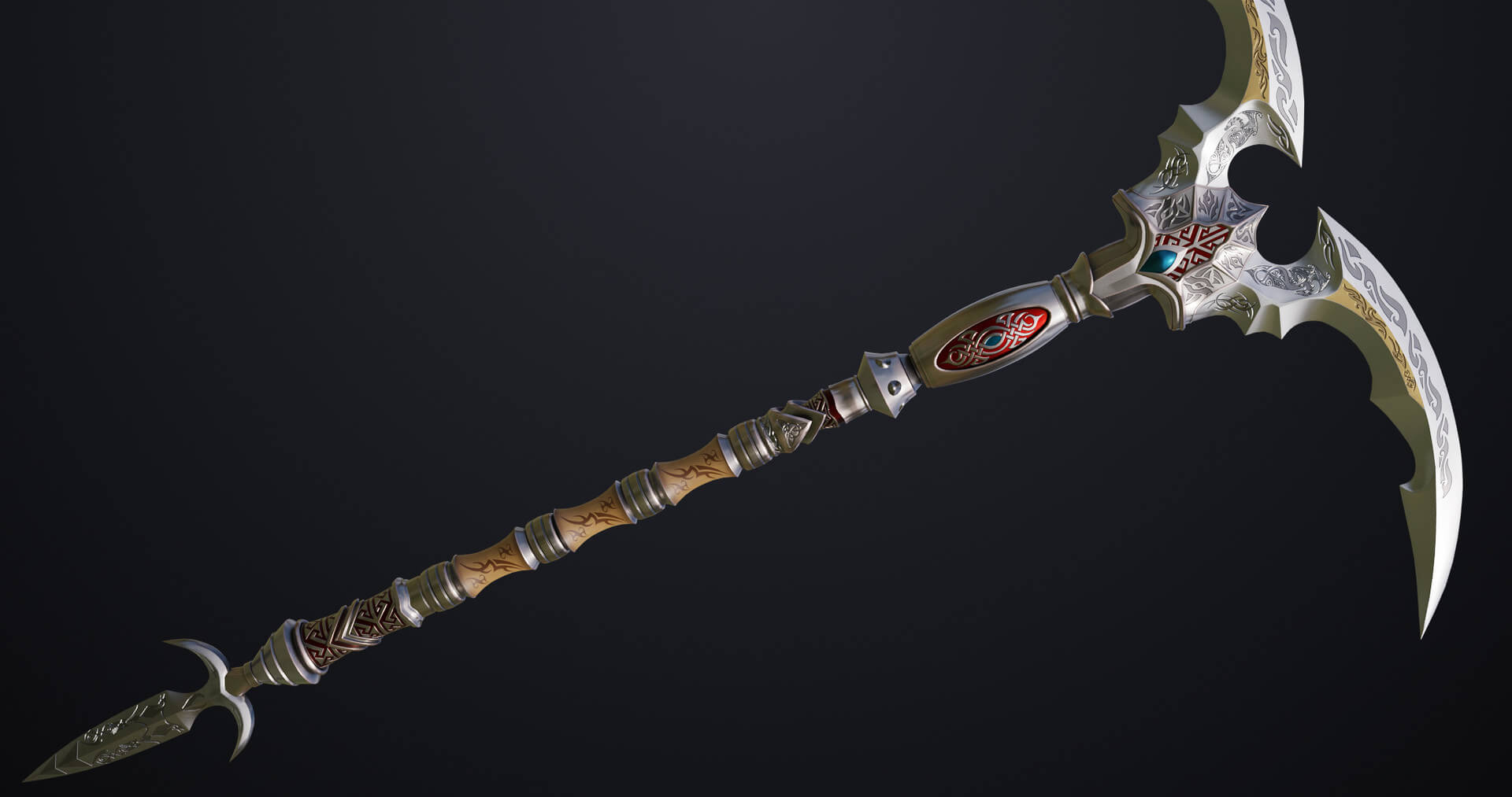 Battle Axe 05 - 3D Model by Eight Vertex