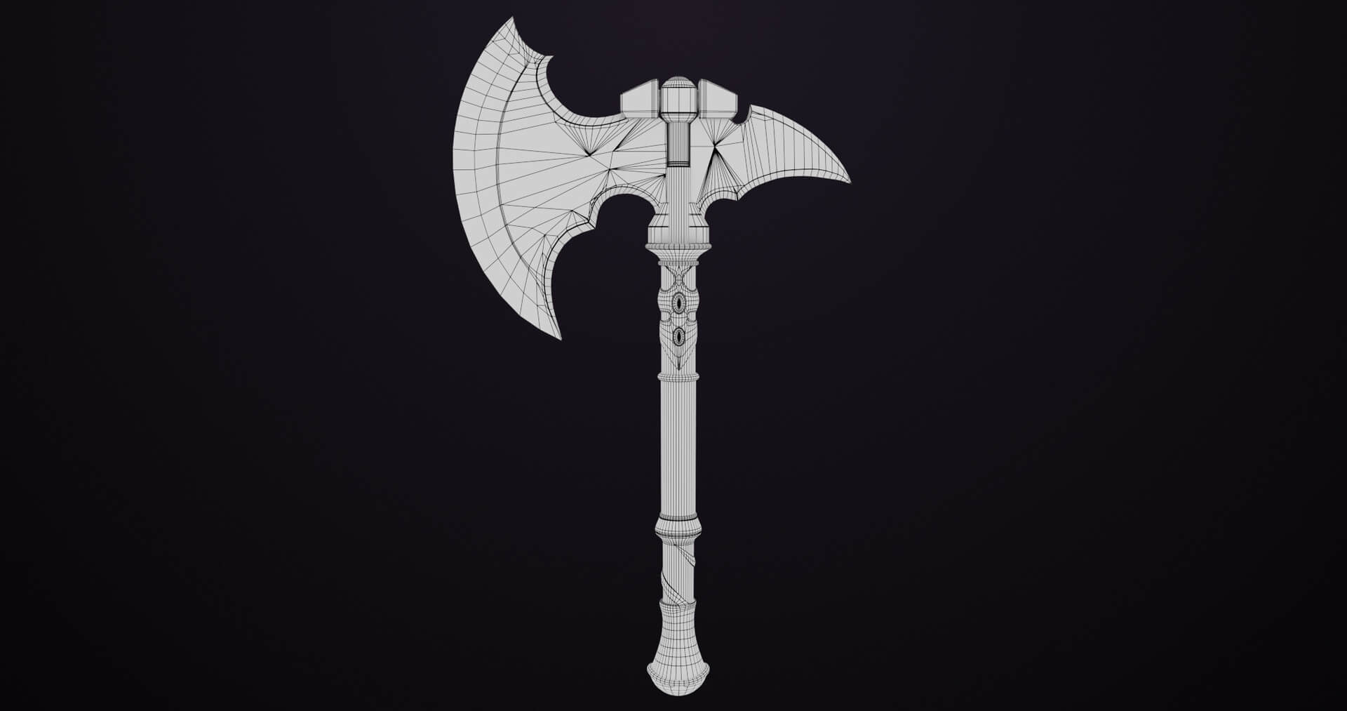 Battle Axe 08 All PBR Unity UE Textures Included - 3D Model by Eight Vertex