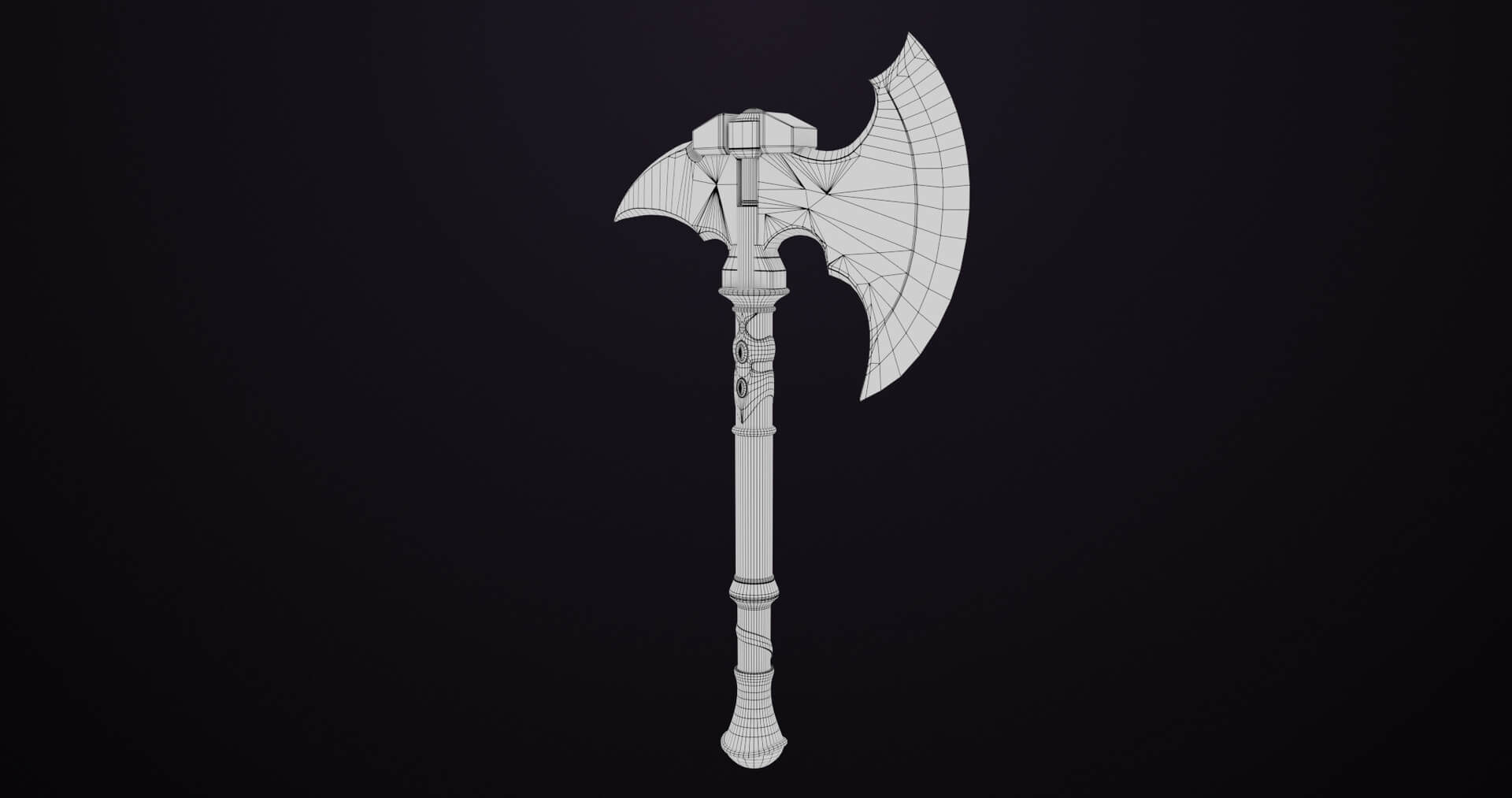 Battle Axe 08 All PBR Unity UE Textures Included - 3D Model by Eight Vertex