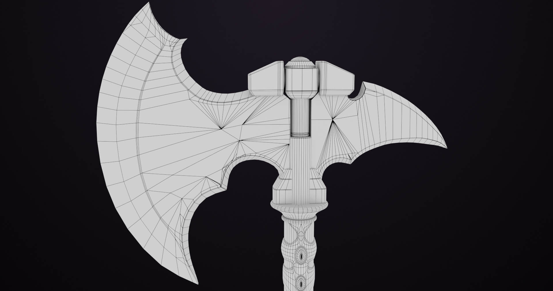 Battle Axe 08 All PBR Unity UE Textures Included - 3D Model by Eight Vertex