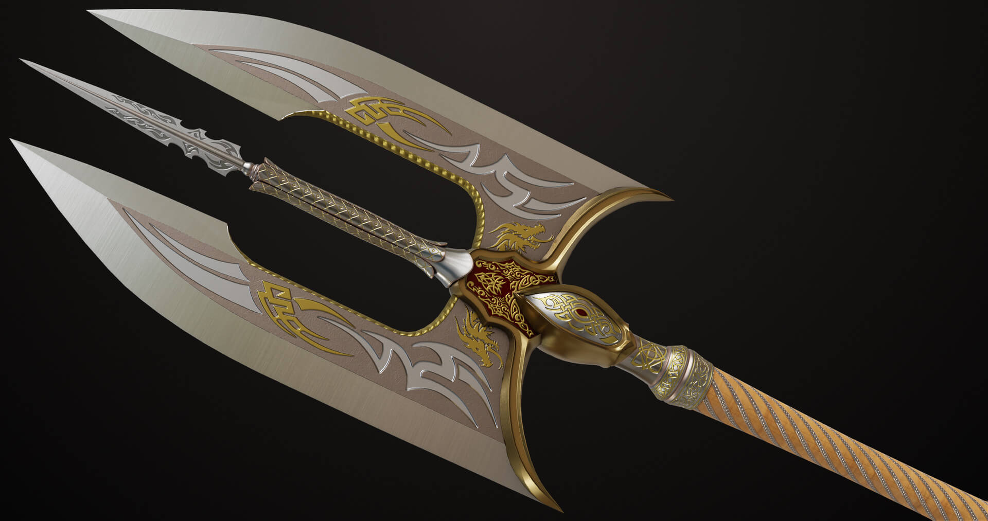 Battle Axe 10 All PBR Unity UE Textures - 3D Model by Eight Vertex