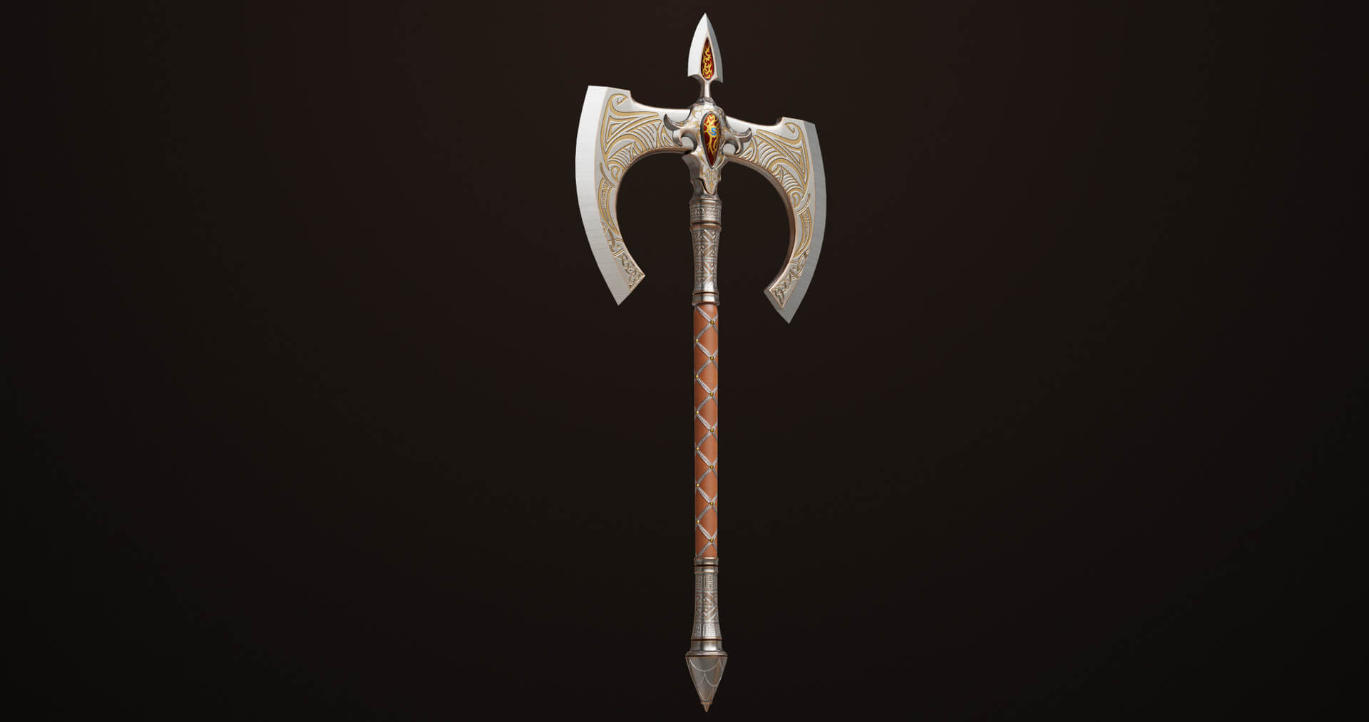 Battle Axe 12 All PBR Unity UE Textures Included - 3D Model by Eight Vertex