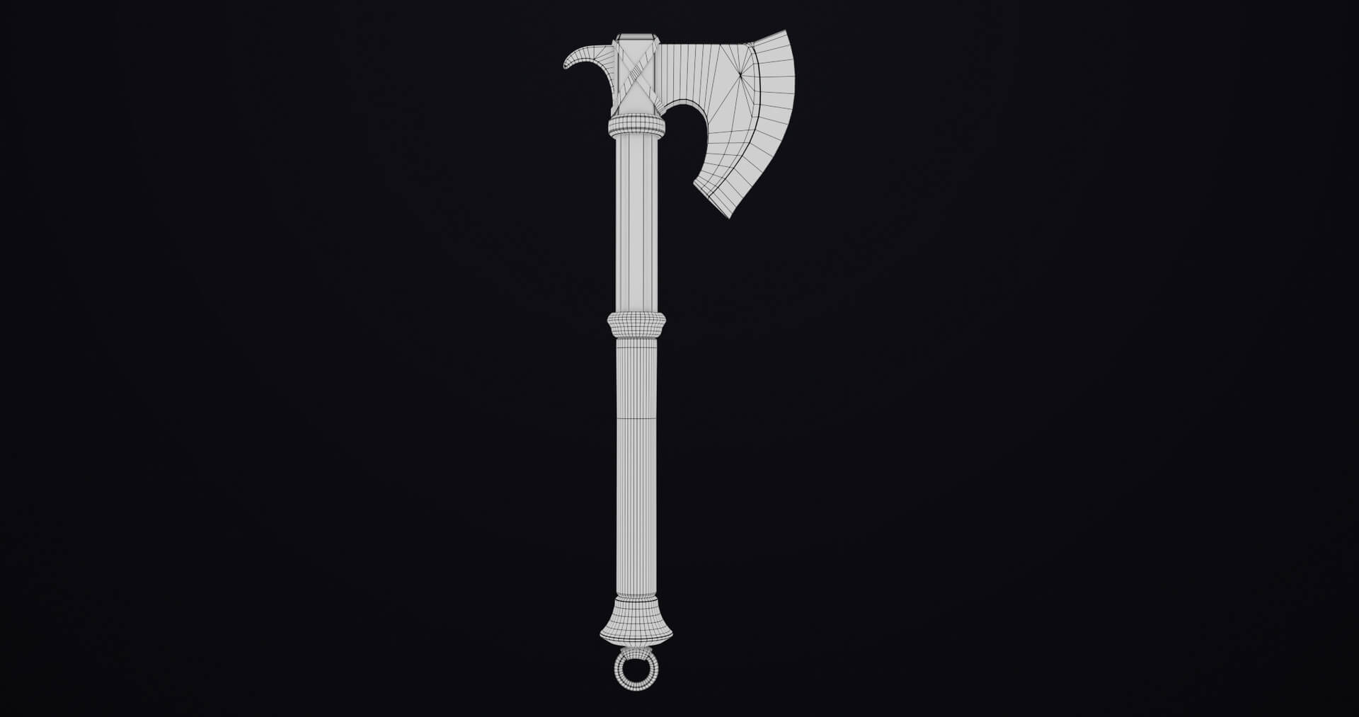 Battle Axe 14 Violet Handle All PBR Unity UE Textures - 3D Model by ...