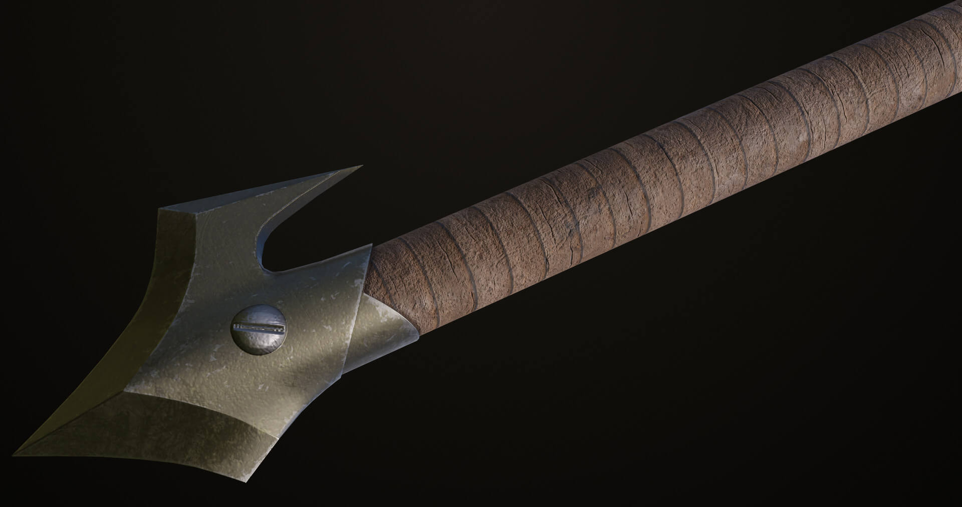 Battle Axe 13 All PBR Unity UE Textures Included - 3D Model by Eight Vertex