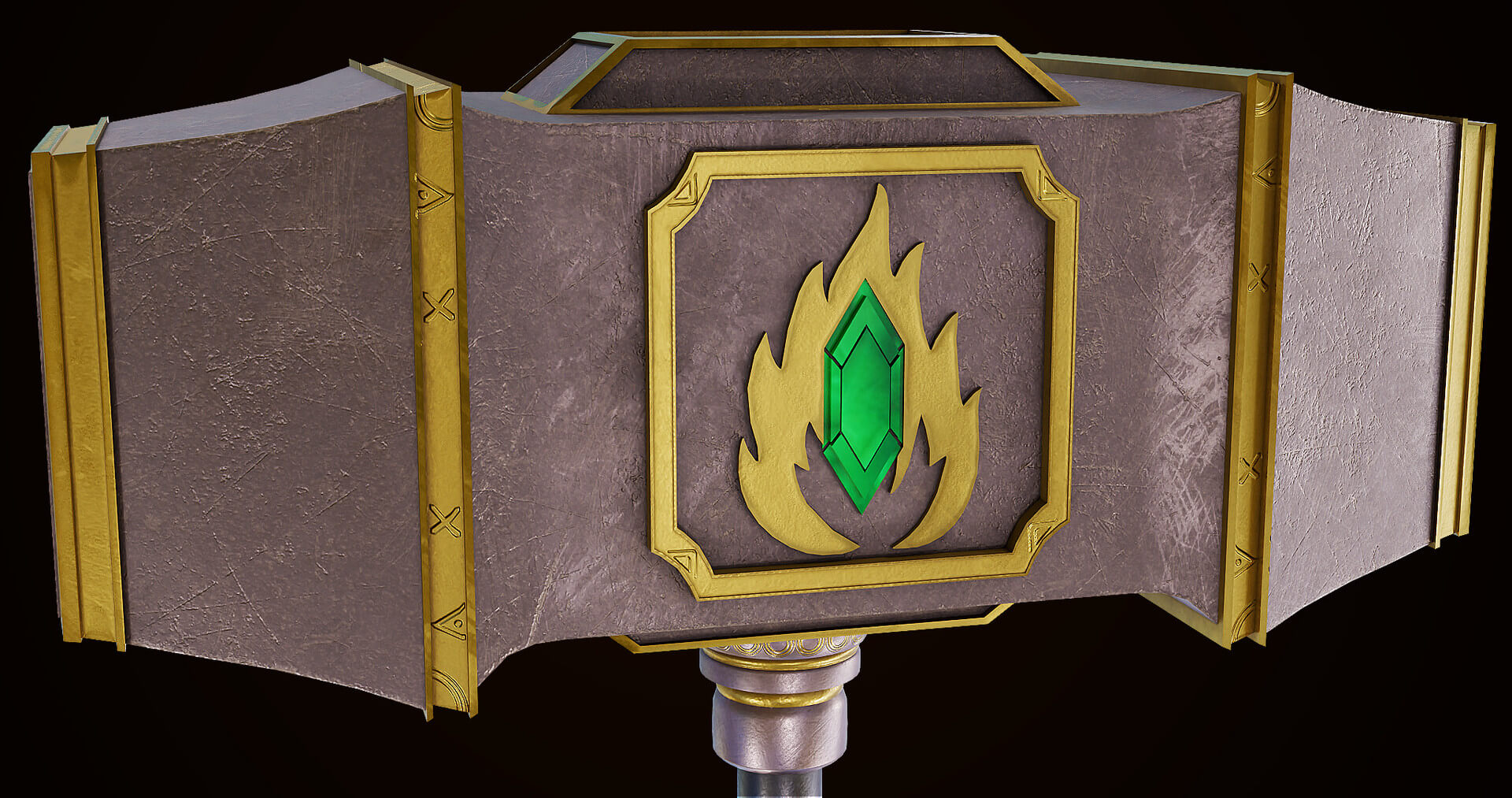 5 Battle Hammers Collection All PBR Unity UE Textures by Eight Vertex