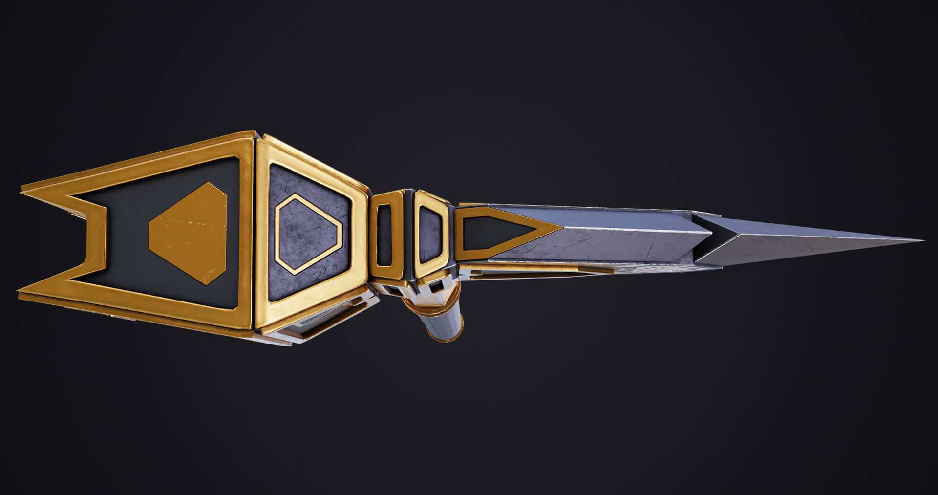 Battle Hammer 04 All PBR Unity UE Textures - 3D Model by Eight Vertex