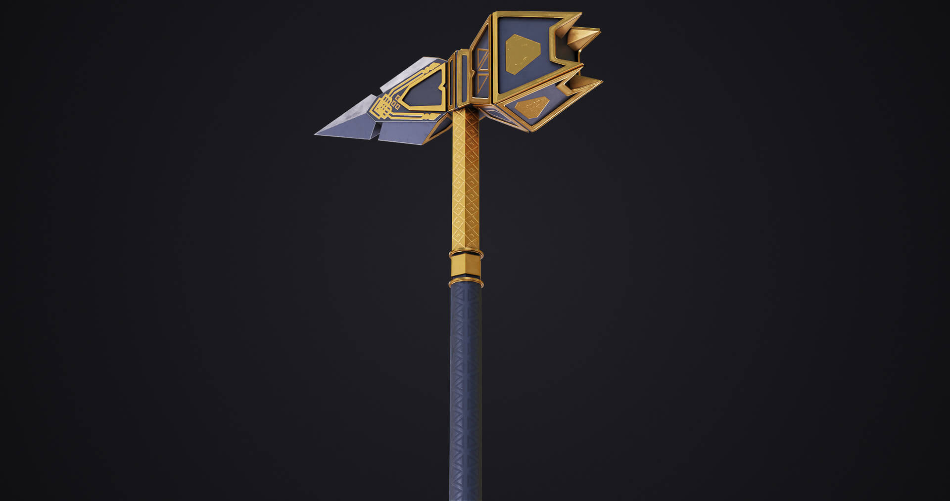 Battle Hammer 04 All PBR Unity UE Textures - 3D Model by Eight Vertex