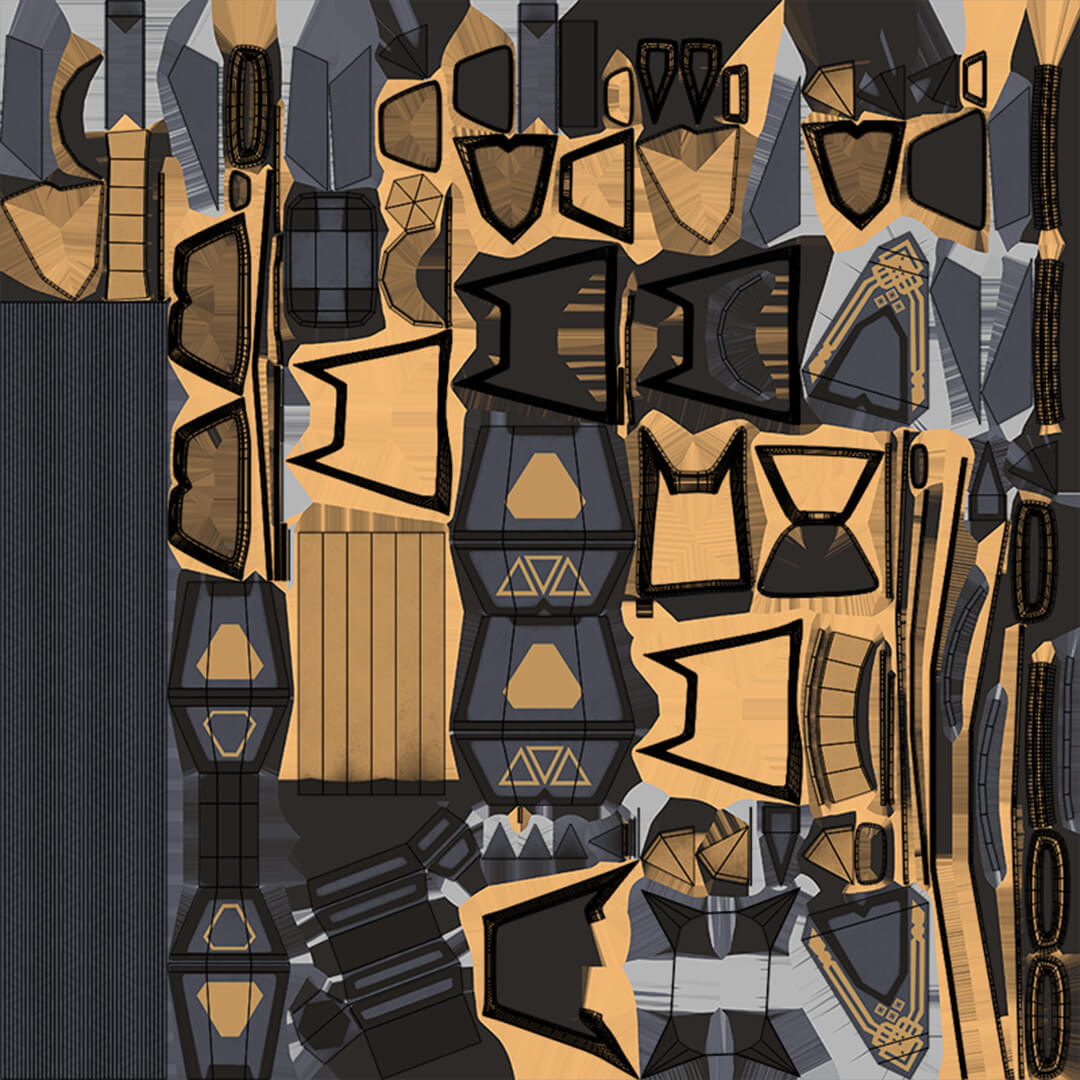 Battle Hammer 04 All PBR Unity UE Textures - 3D Model by Eight Vertex