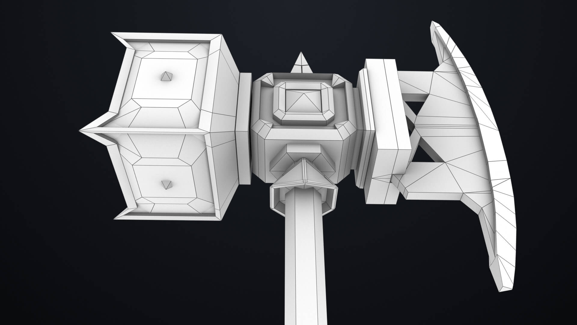Battle Hammer 07 All PBR Unity UE Textures - 3D Model by Eight Vertex