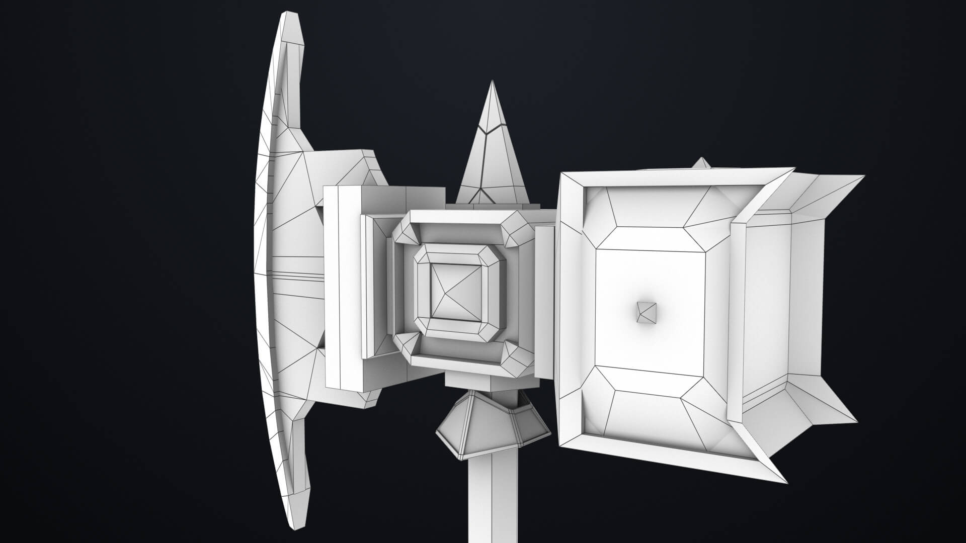 Battle Hammer 07 All PBR Unity UE Textures - 3D Model by Eight Vertex