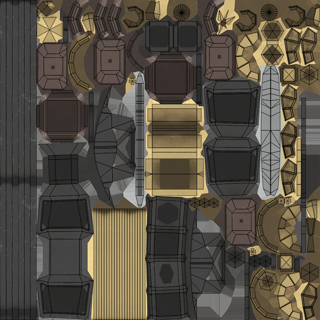 Battle Hammer 07 All PBR Unity UE Textures - 3D Model by Eight Vertex