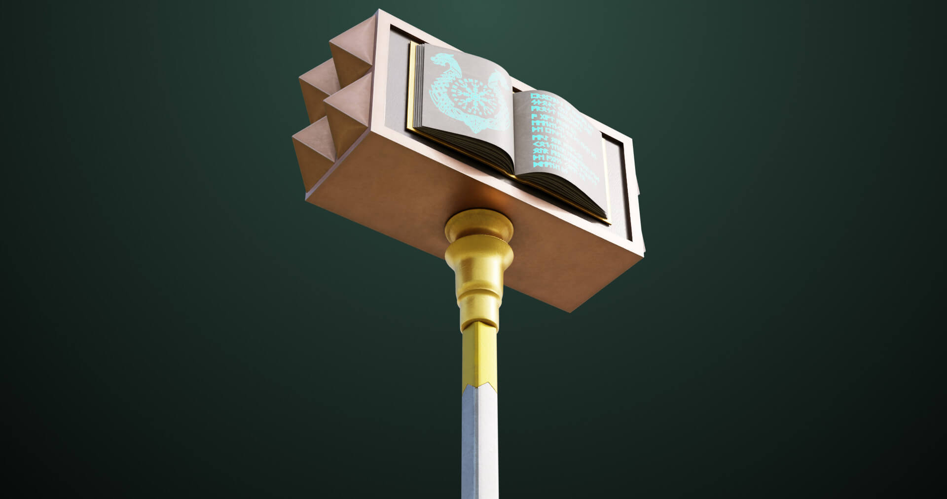 Battle Hammer 09 All PBR Unity UE Textures - 3D Model by Eight Vertex