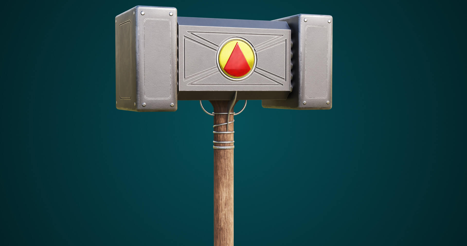 Battle Hammer 10 All PBR Unity UE Textures - 3D Model by Eight Vertex