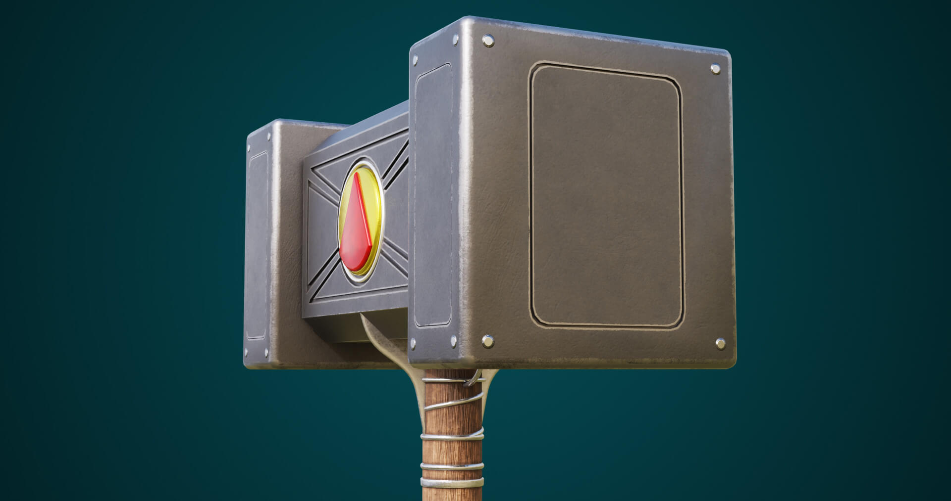 Battle Hammer 10 All PBR Unity UE Textures - 3D Model by Eight Vertex