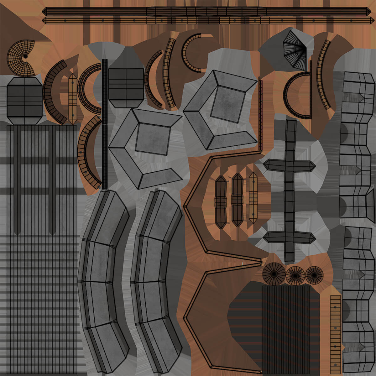 Battle Hammer 11 All PBR Unity UE Textures - 3D Model by Eight Vertex