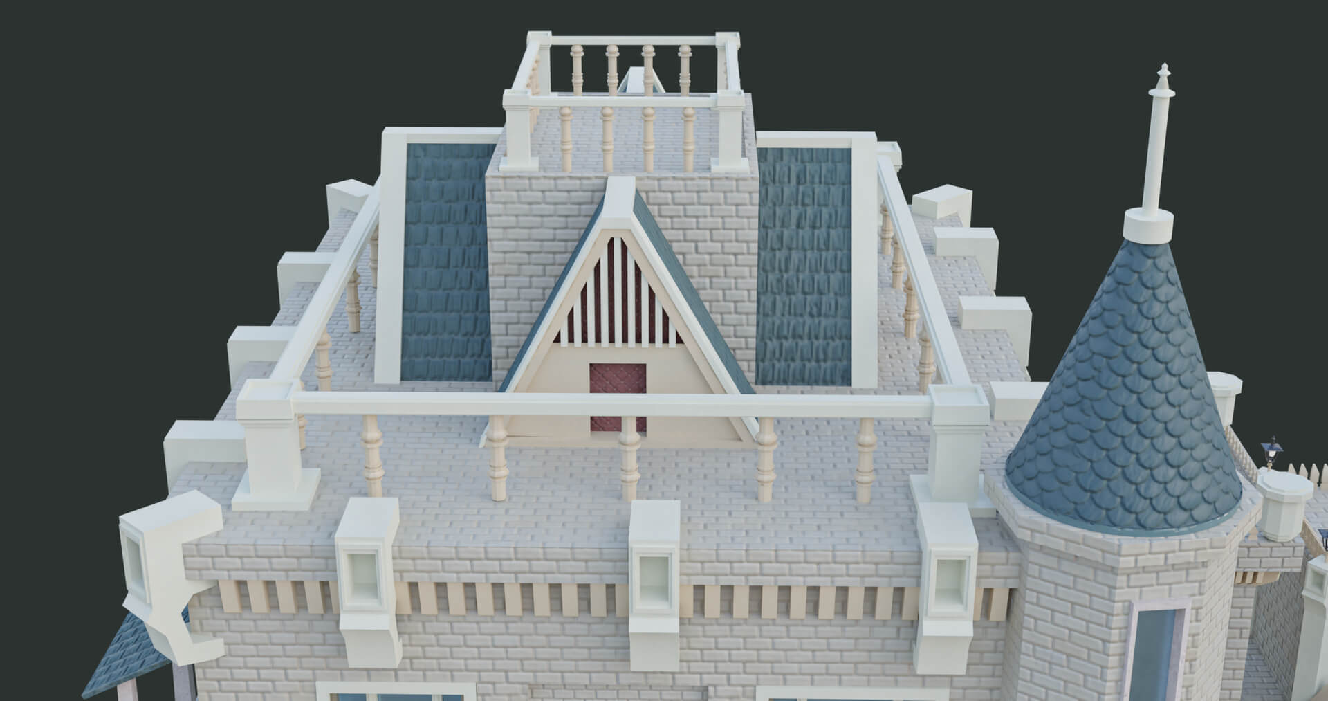 Castle All PBR Unity UE Textures - 3D Model by Eight Vertex