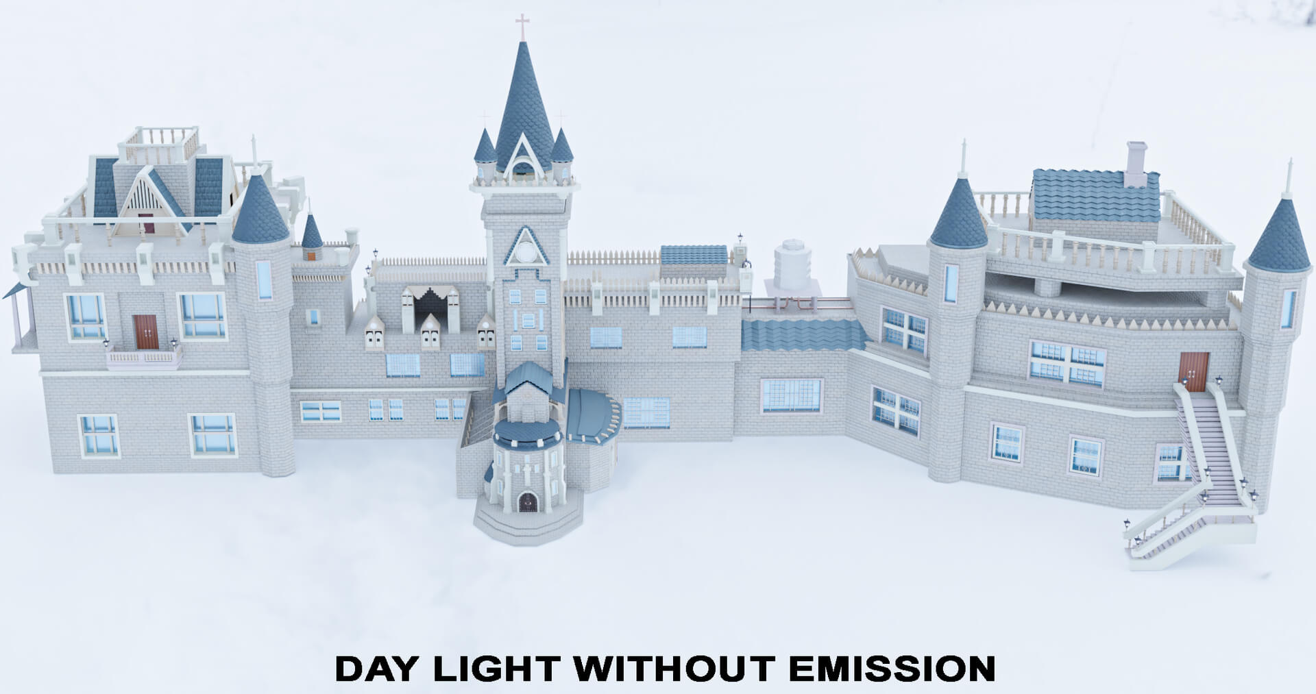 Castle All PBR Unity UE Textures - 3D Model by Eight Vertex