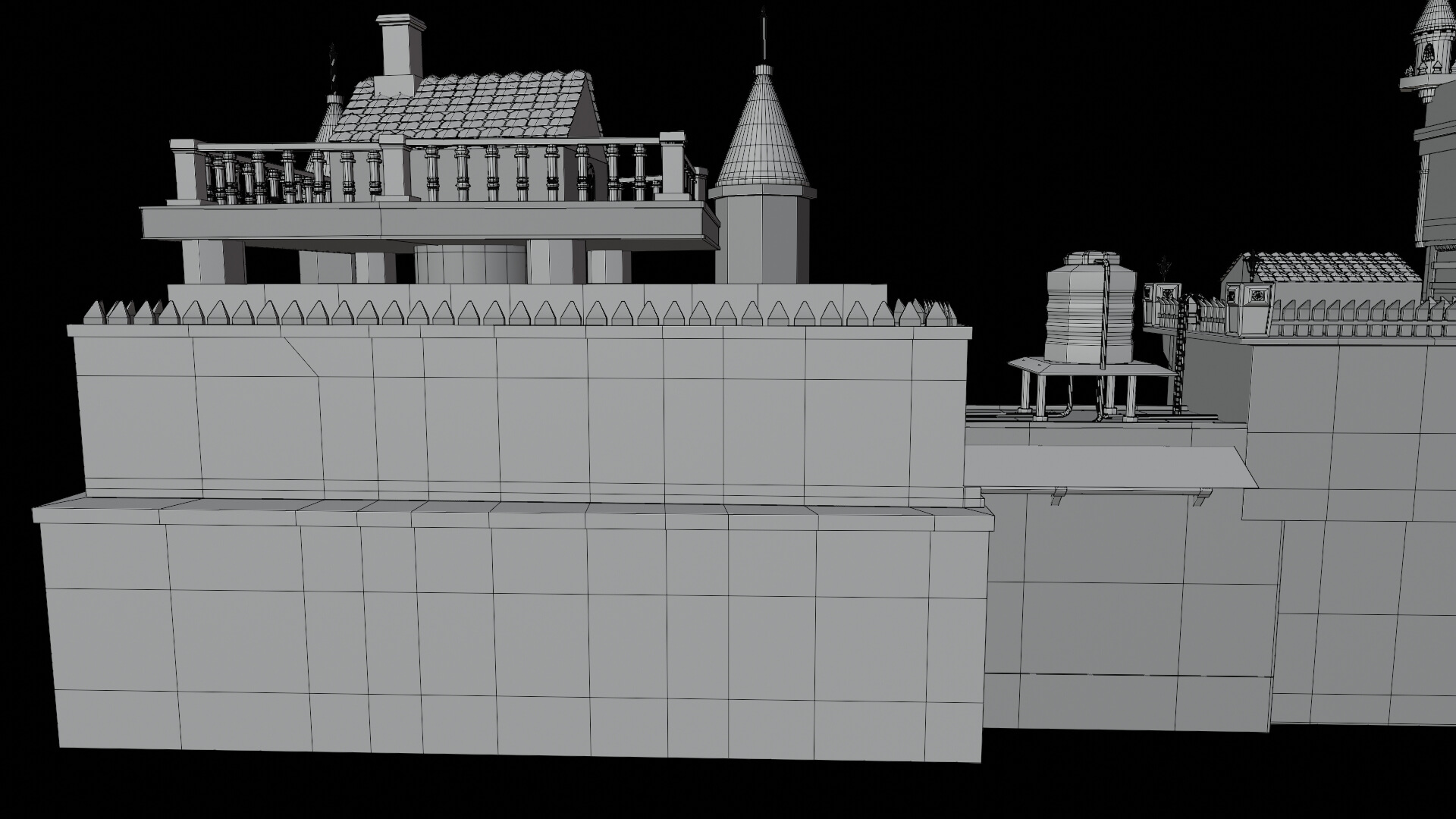 Castle All PBR Unity UE Textures - 3D Model by Eight Vertex