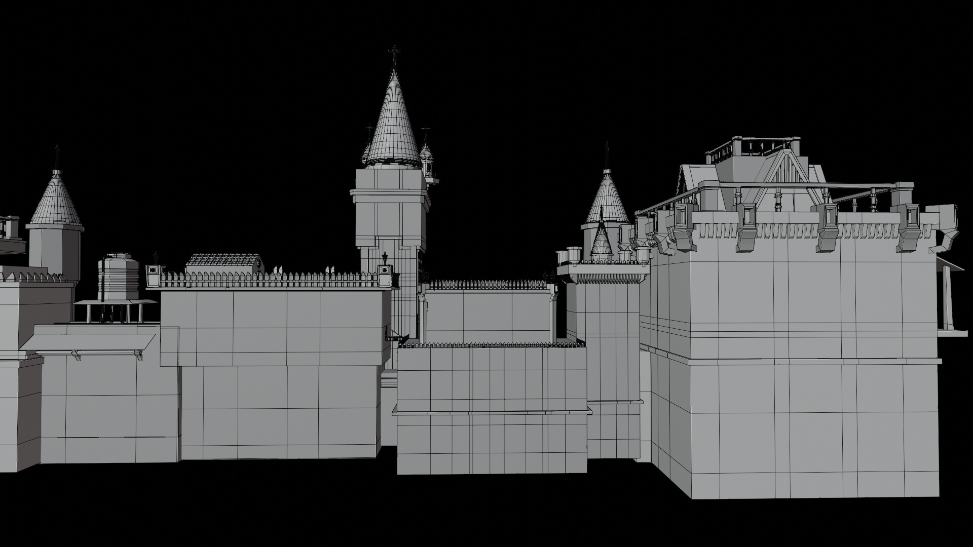 Castle All PBR Unity UE Textures - 3D Model by Eight Vertex