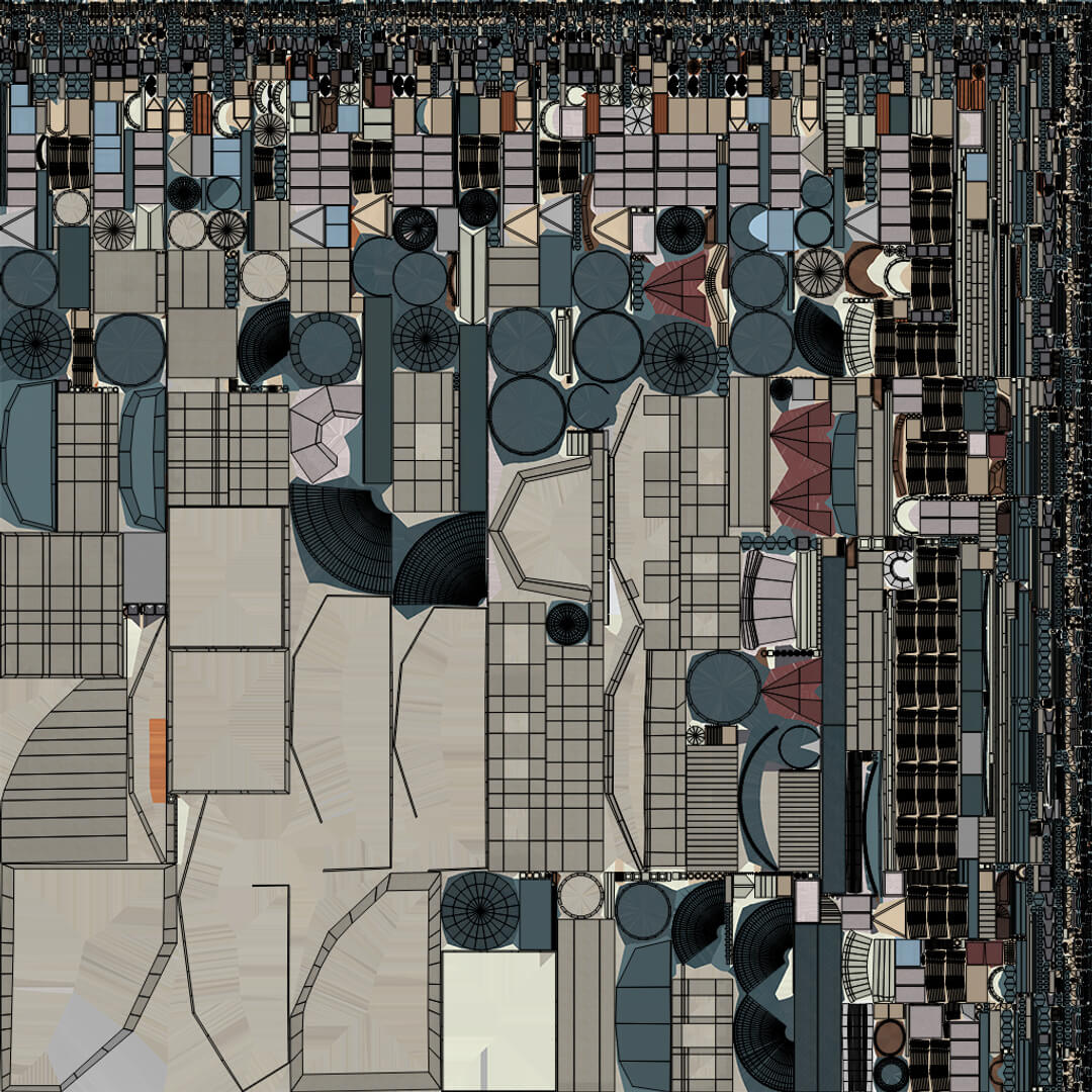 Castle All PBR Unity UE Textures - 3D Model by Eight Vertex