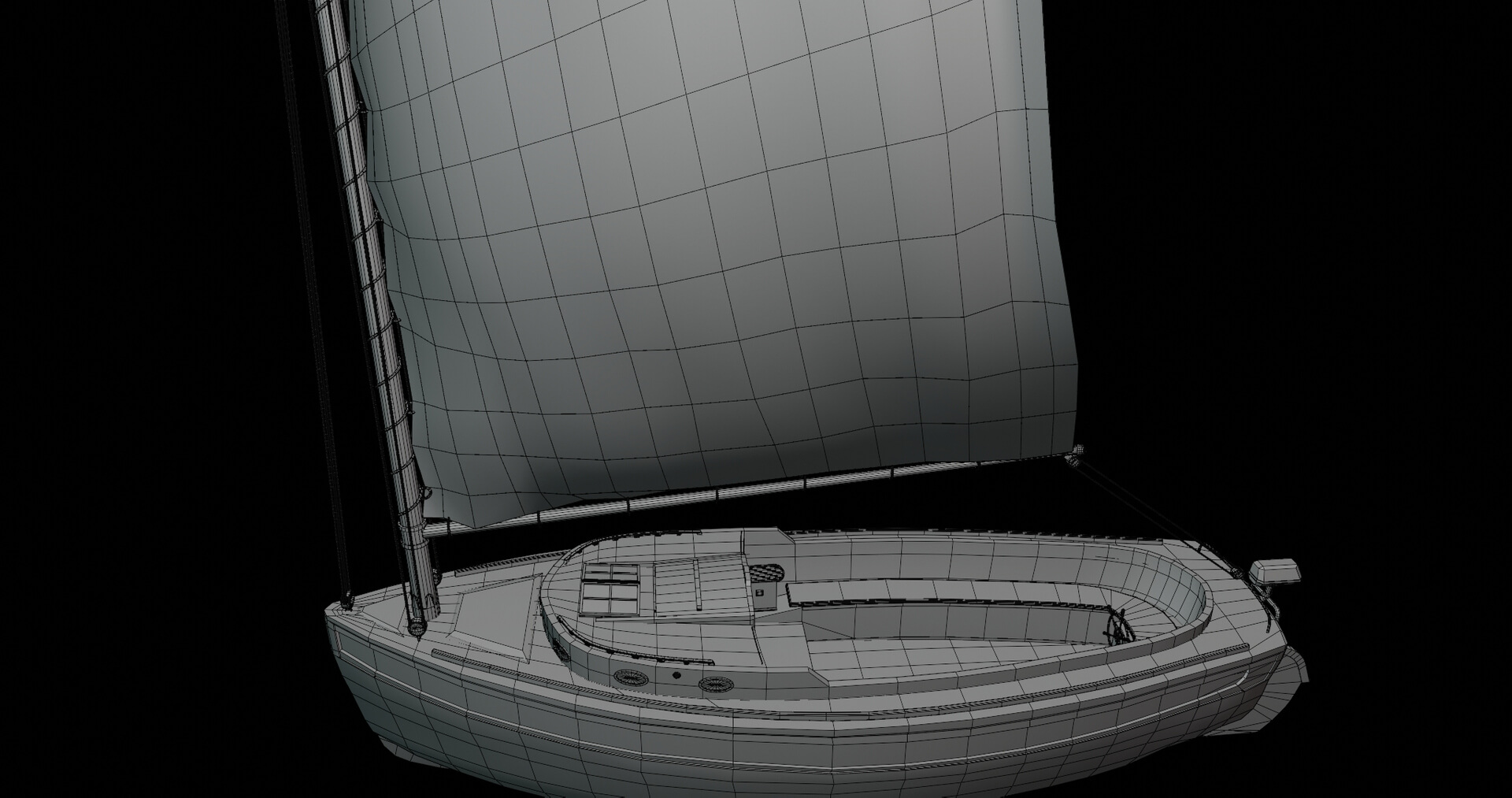 Catboat All PBR Textures Included - 3D Model by Eight Vertex