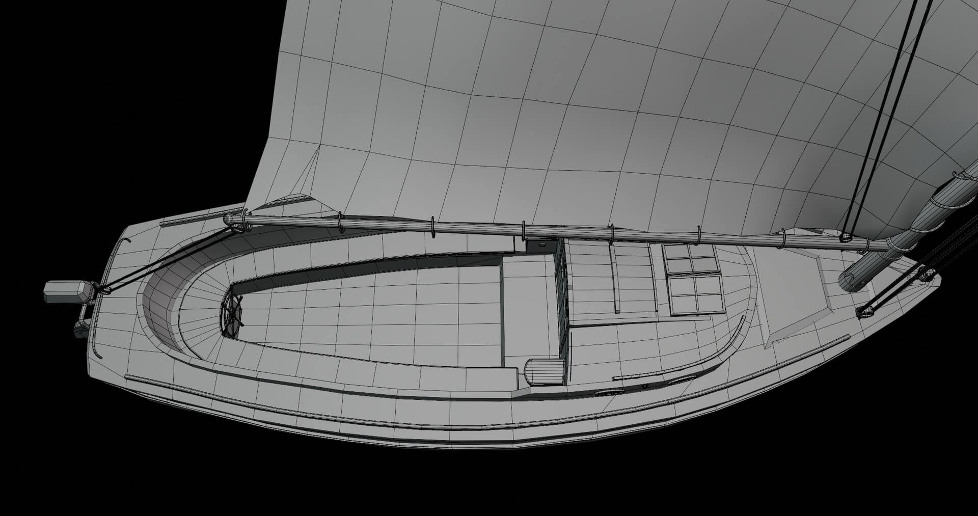 Catboat All PBR Textures Included - 3D Model by Eight Vertex