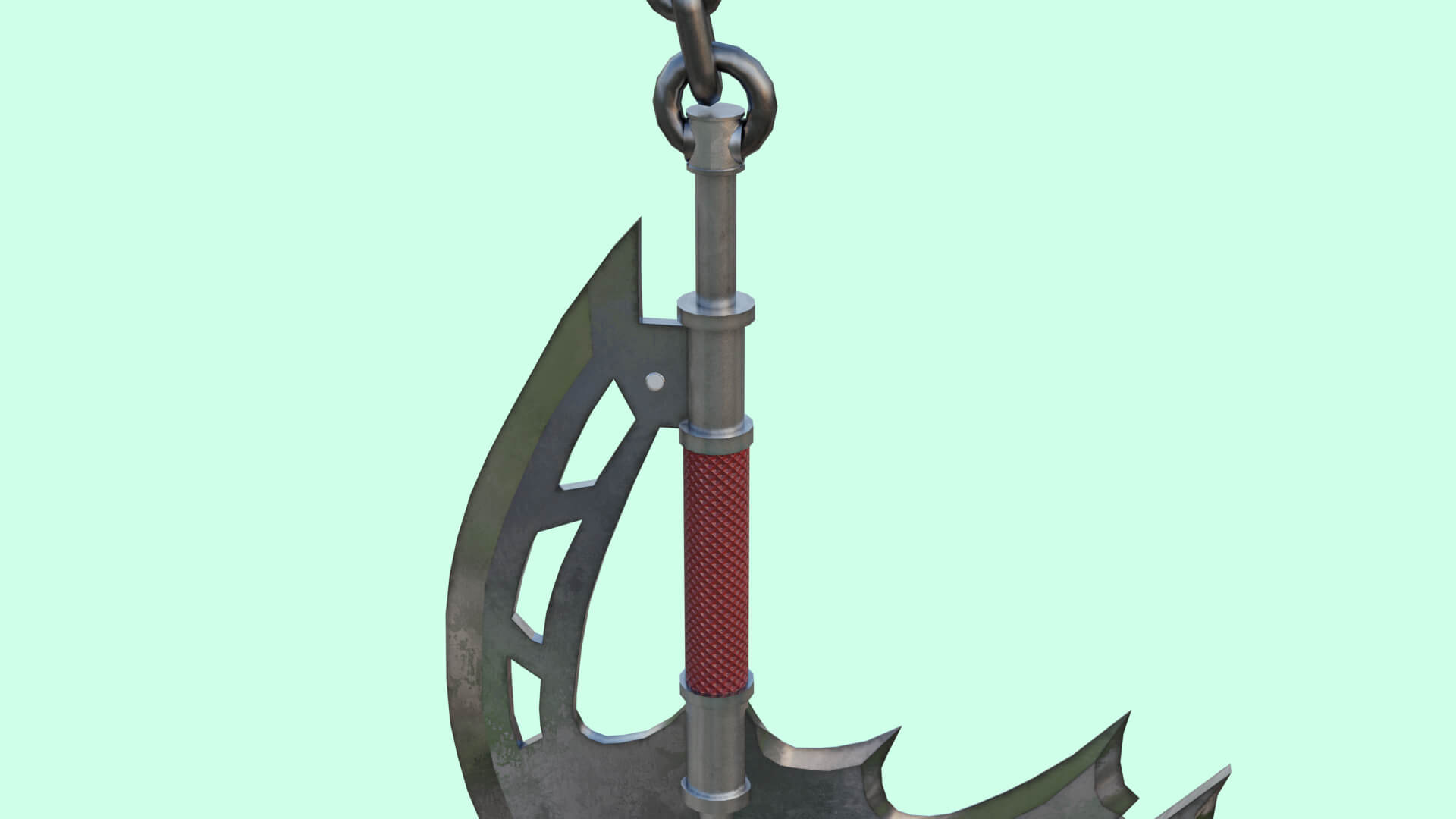 Chain Flail Blade Weapon - 3D Model by Eight Vertex