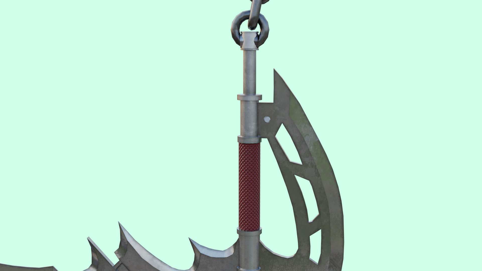 Chain Flail Blade Weapon - 3D Model by Eight Vertex