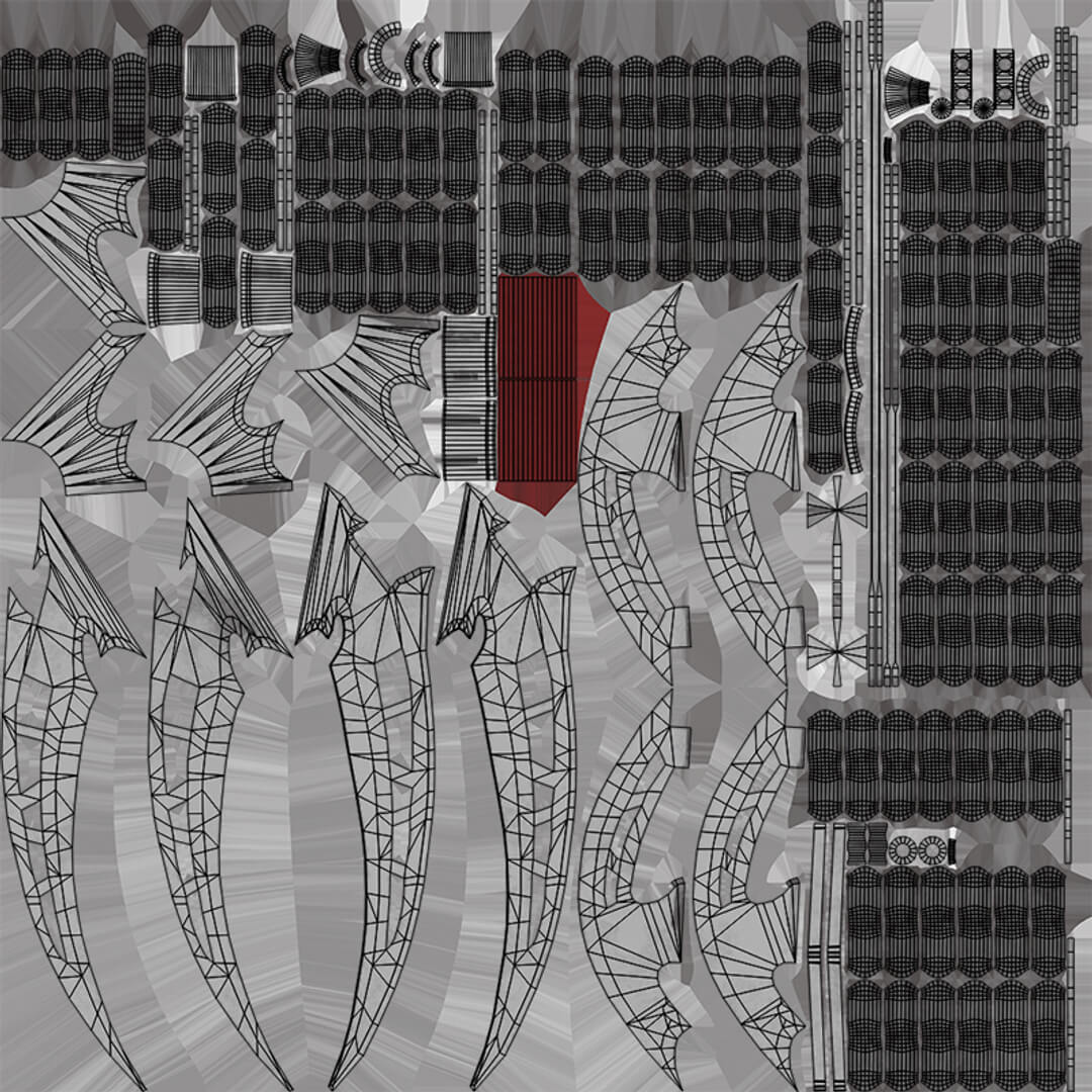 Chain Flail Blade Weapon - 3D Model by Eight Vertex