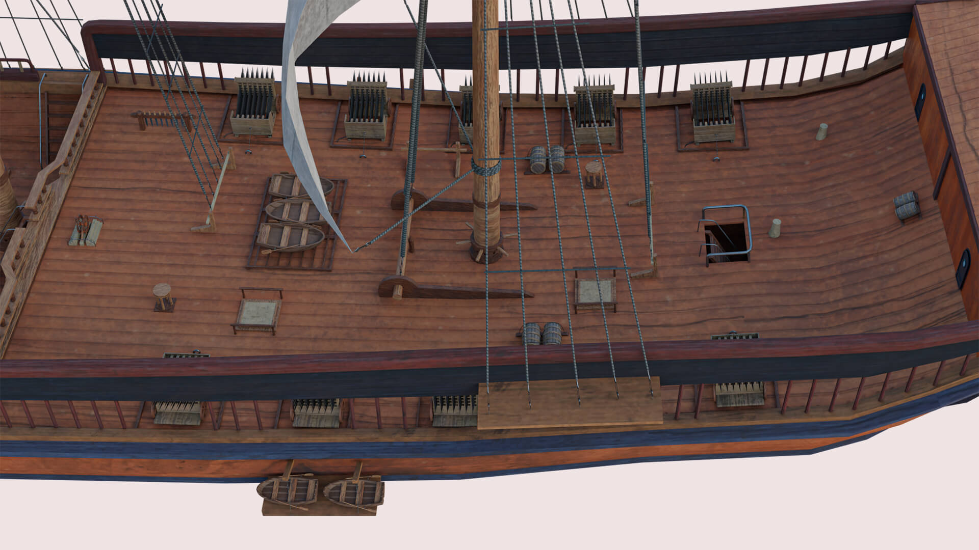 Columbia Ship All PBR Textures Included - 3D Model by Eight Vertex