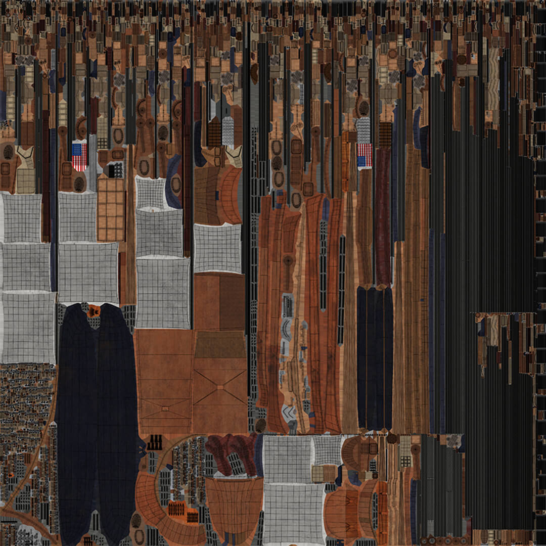 Columbia Ship All PBR Textures Included - 3D Model by Eight Vertex