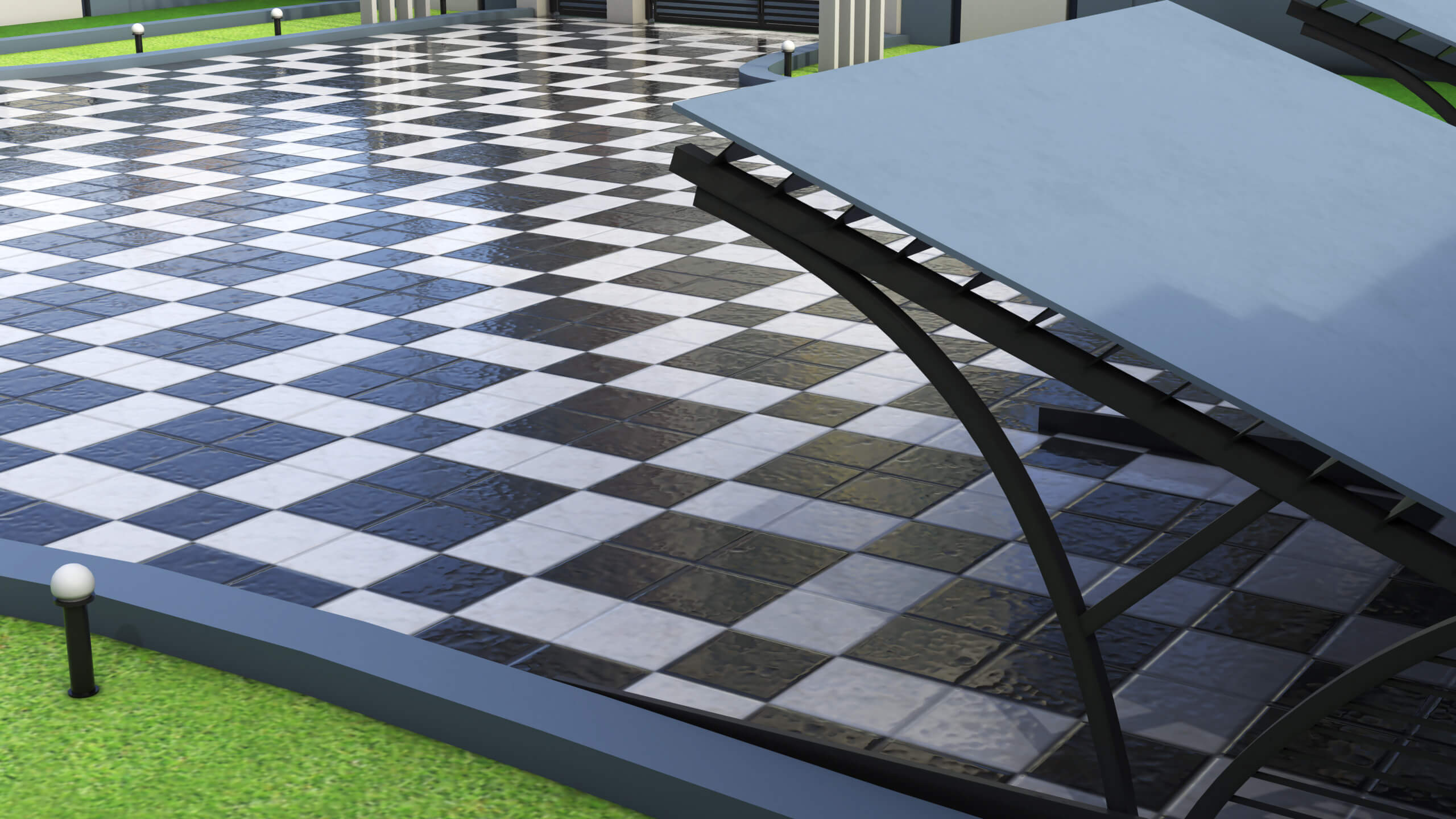 Compound Wall 02 All PBR Unity UE Textures - 3D Model by Eight Vertex