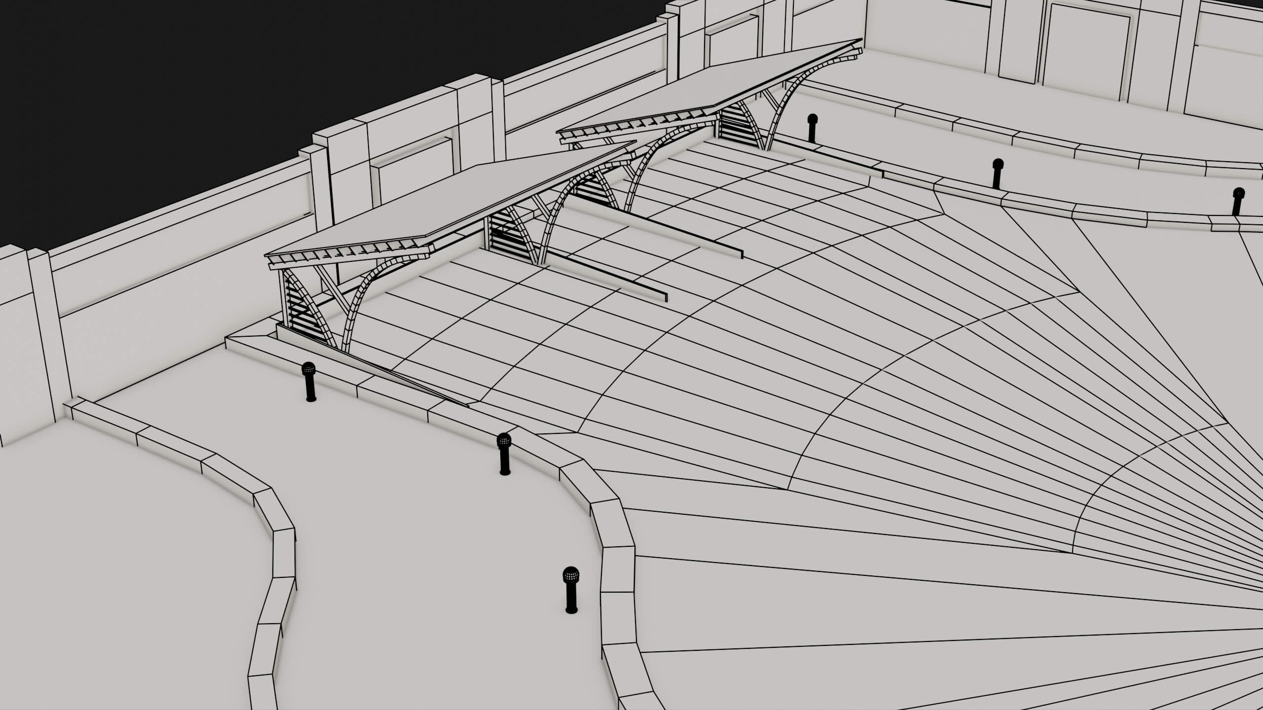 Compound Wall 02 All PBR Unity UE Textures - 3D Model by Eight Vertex