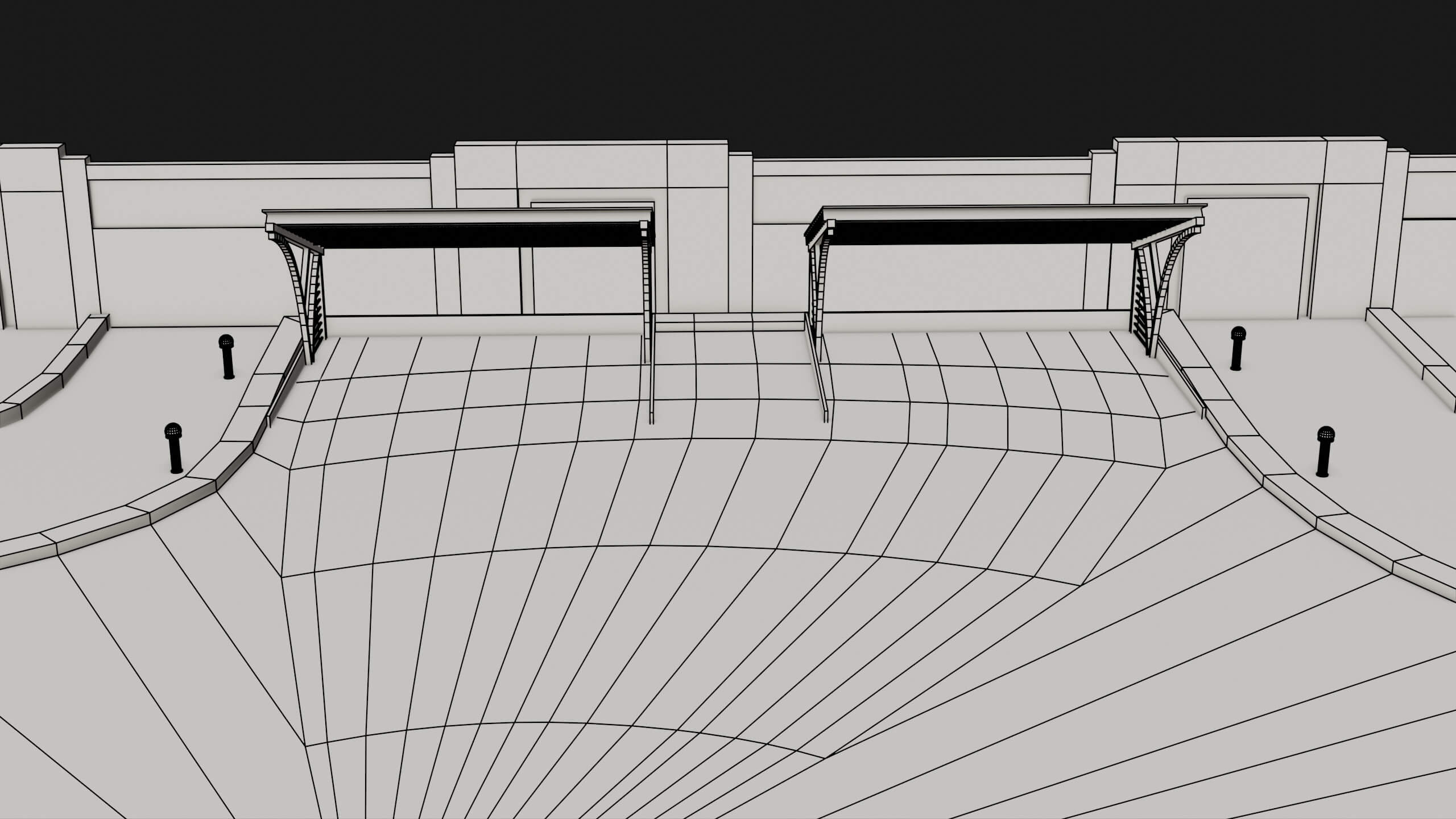 Compound Wall 02 All PBR Unity UE Textures - 3D Model by Eight Vertex