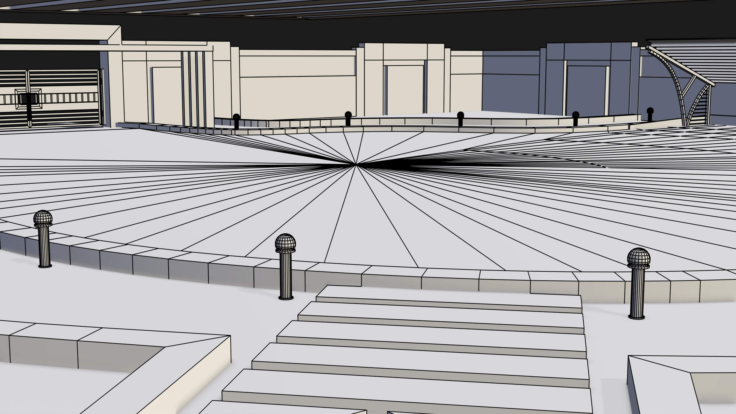 Compound Wall 02 All PBR Unity UE Textures - 3D Model by Eight Vertex