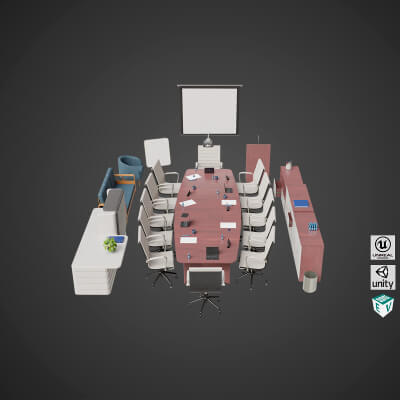 Ue Projects | Interiors | Conference Rooms | RenderHub