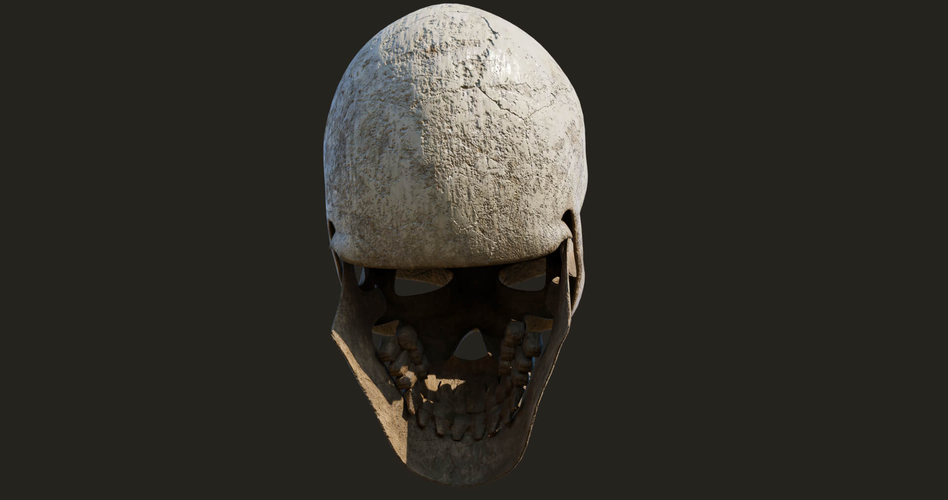 Crack Skull PBR - 3D Model by Eight Vertex