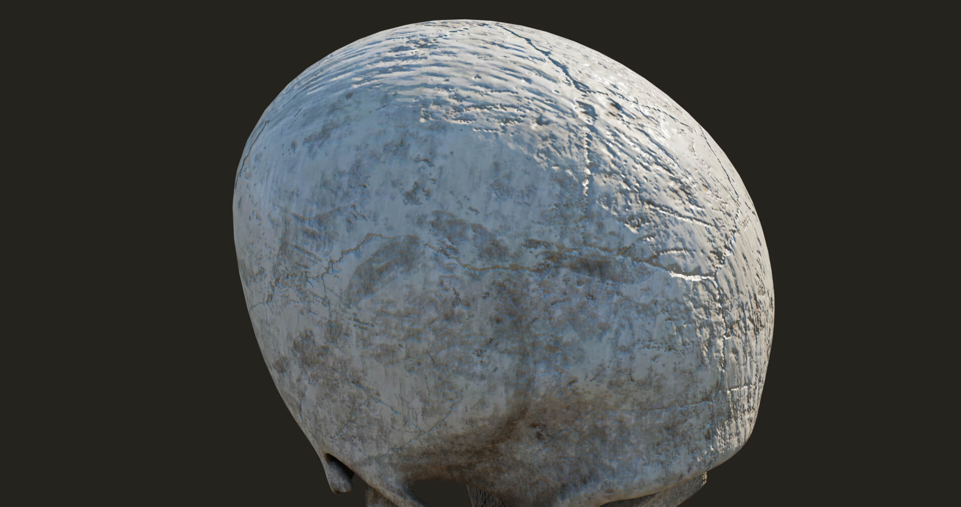 Crack Skull PBR - 3D Model by Eight Vertex